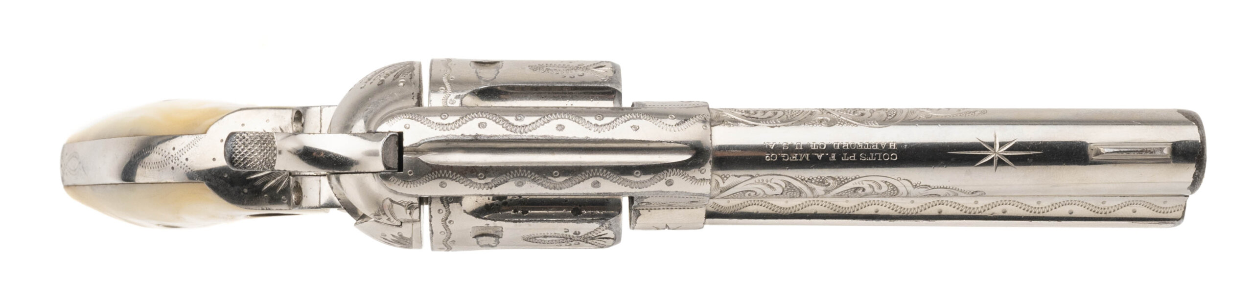 Colt Factory Engraved Long Flute Single Action Army .45 LC (C12733) ATX ...