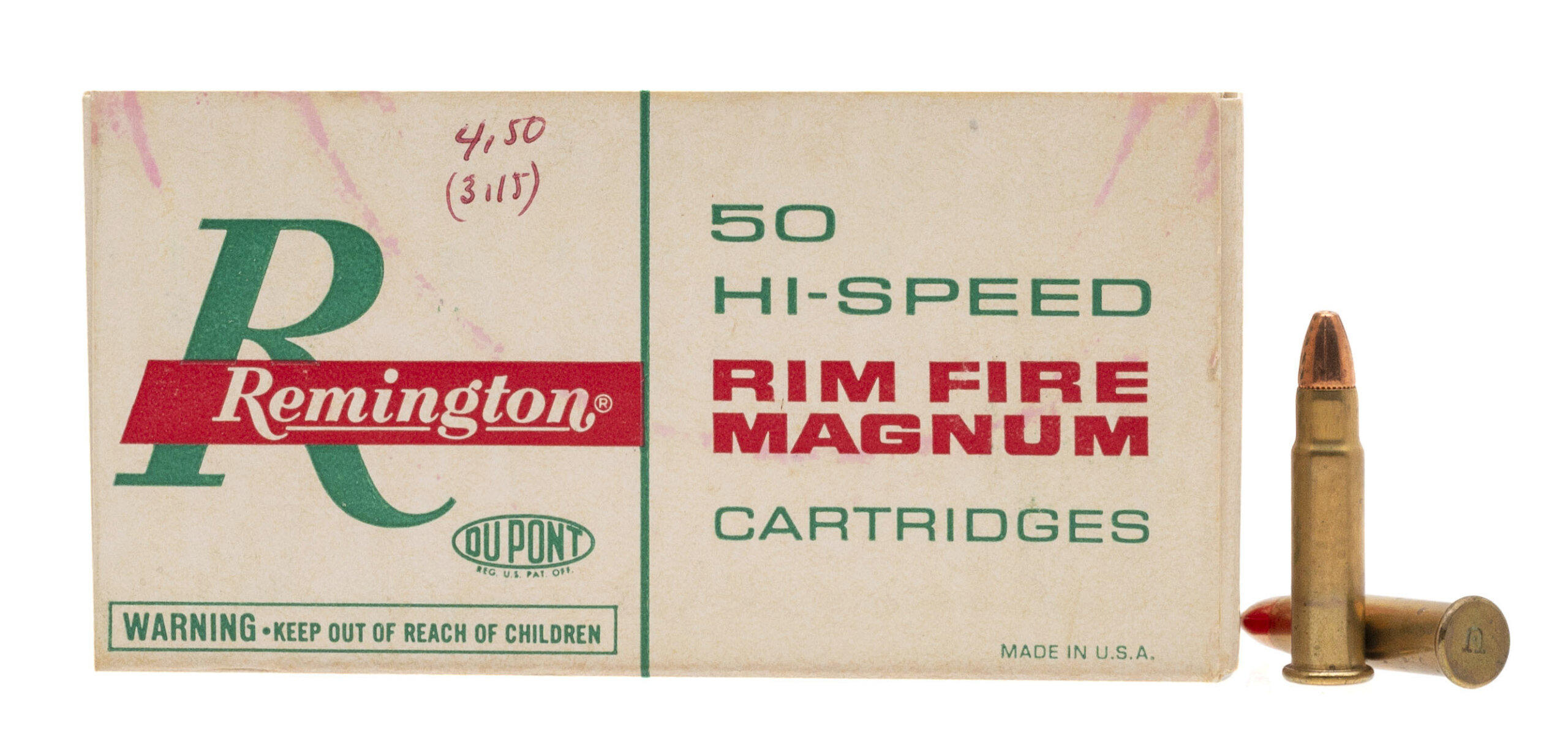 Remington 5mm Rimfire Magnum 50 Rounds (AM1981) - Collector’s Firearms