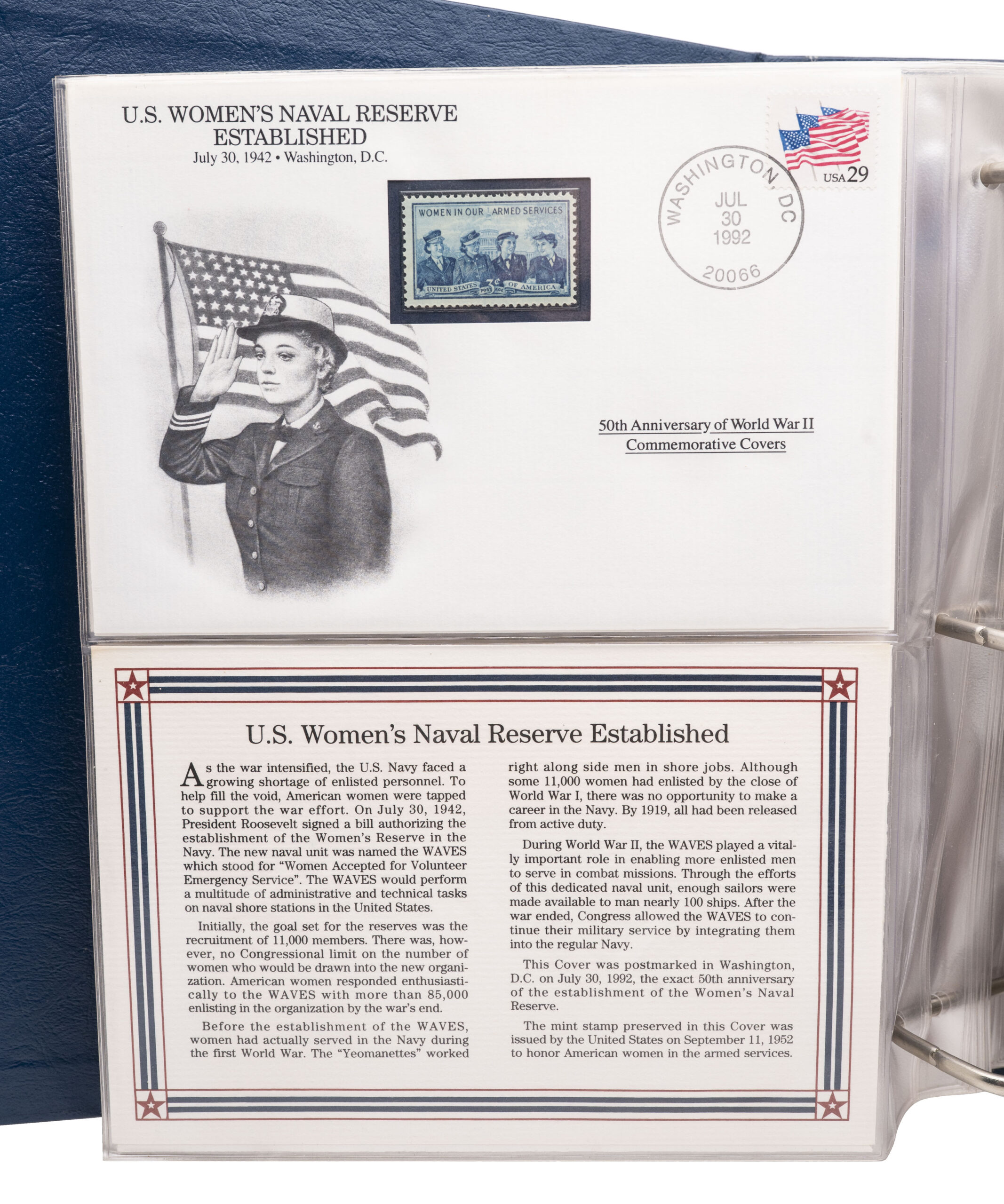 50th Anniversary World War II Commemorative Covers Collection (MIS3382 ...