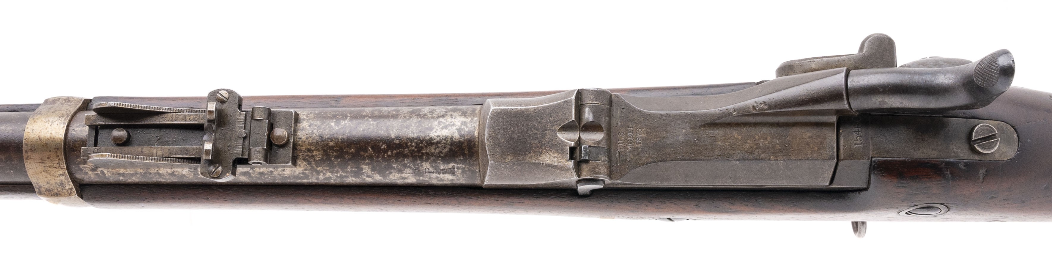 Rare U.S. Springfield Model 1880 experimental trapdoor rifle .45-70 ...