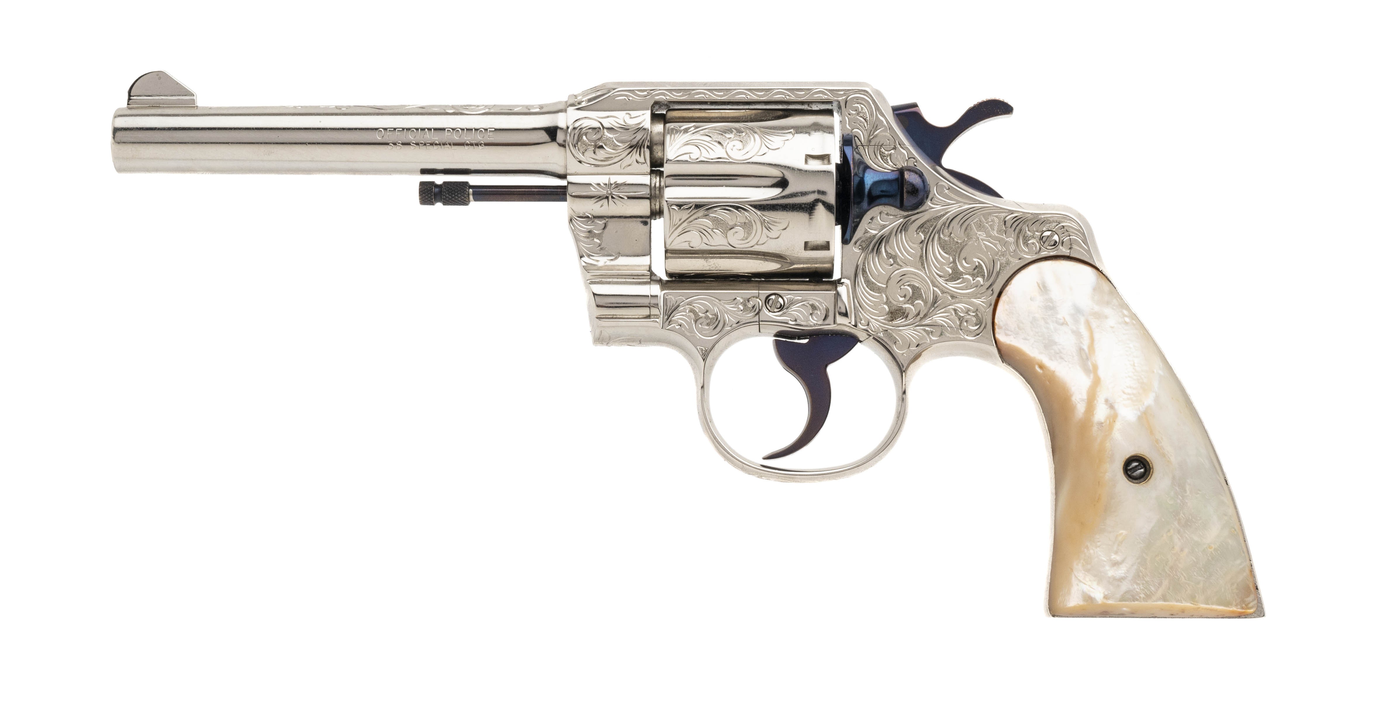 Colt Official Police Engraved Revolver .38 Special (C20228 ...