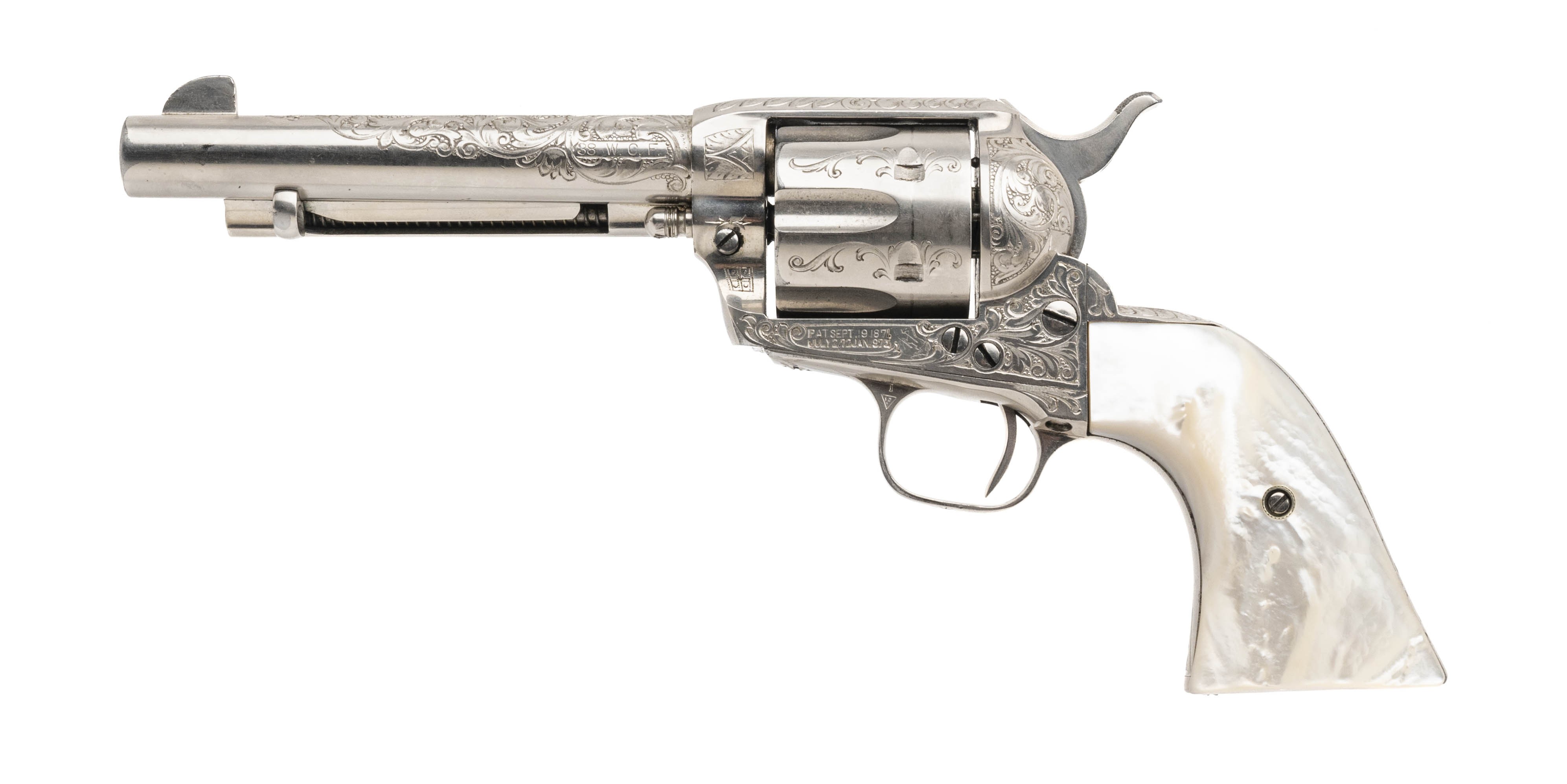 Texas Shipped Factory Engraved Colt Single Action Army (C19836 ...