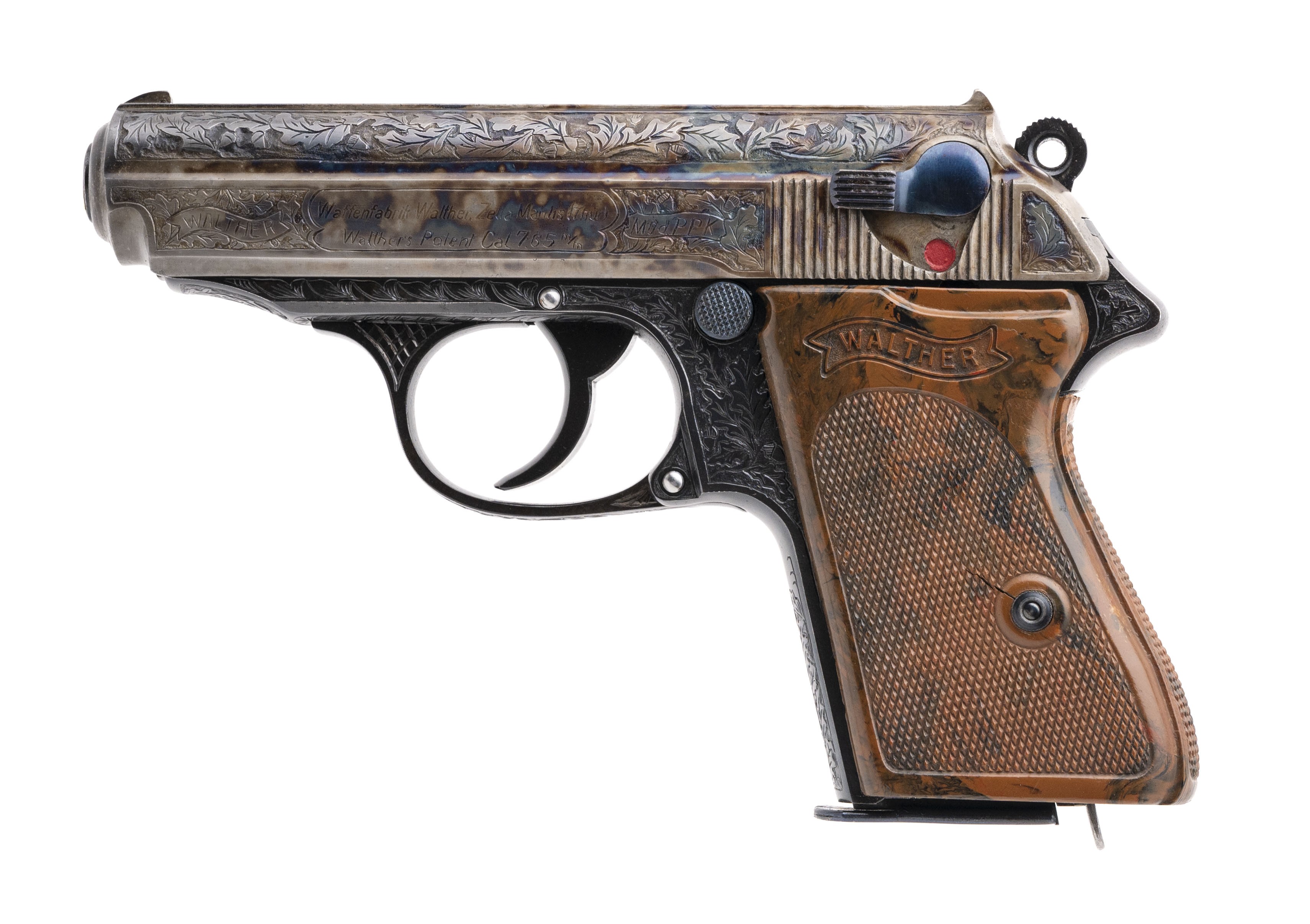 Very Fine Custom Engraved Walther PPK (PR64956) Consignment - Collector ...