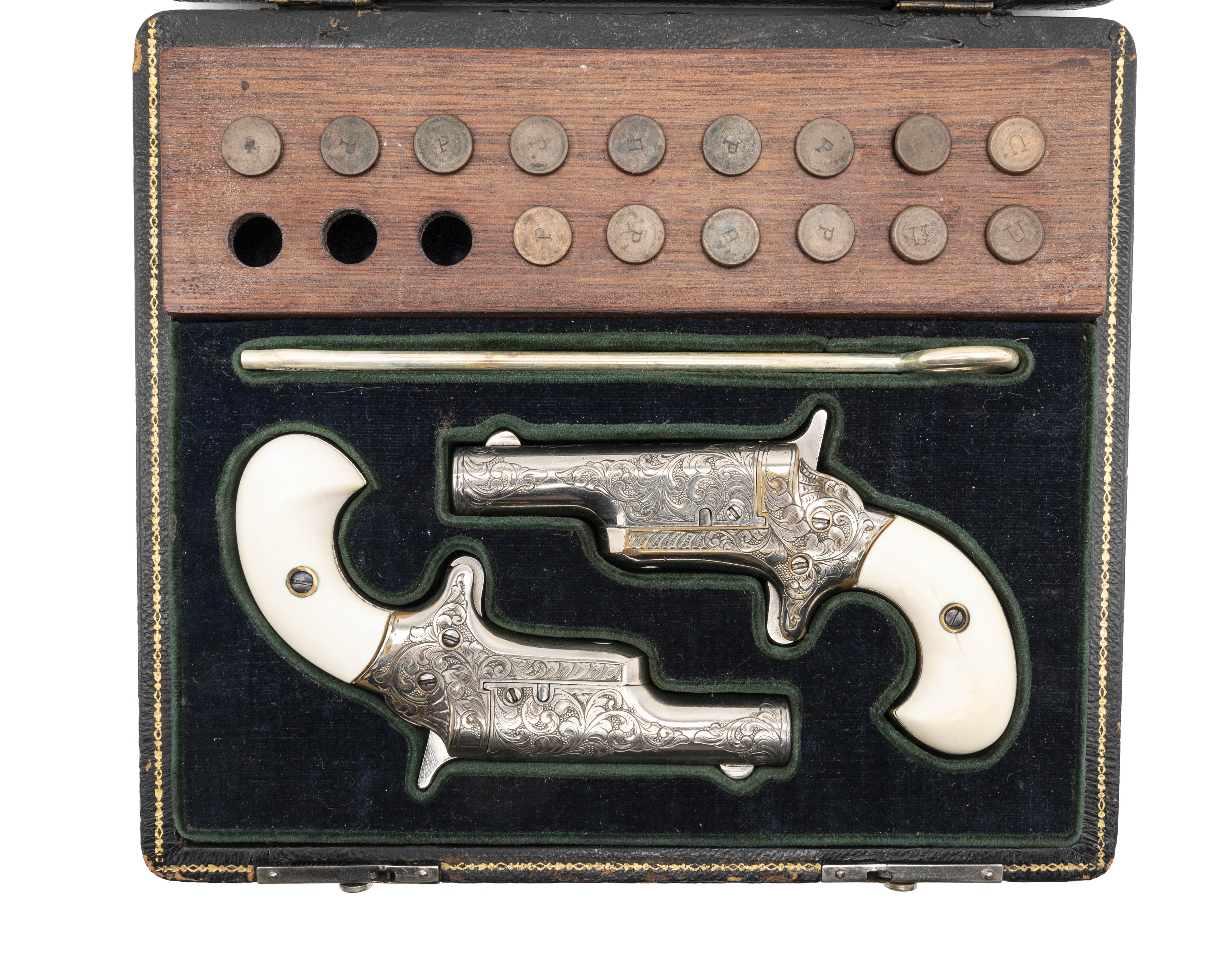 Beautiful Pair of Factory Engraved Colt 3rd Model Derringers (AC494 ...