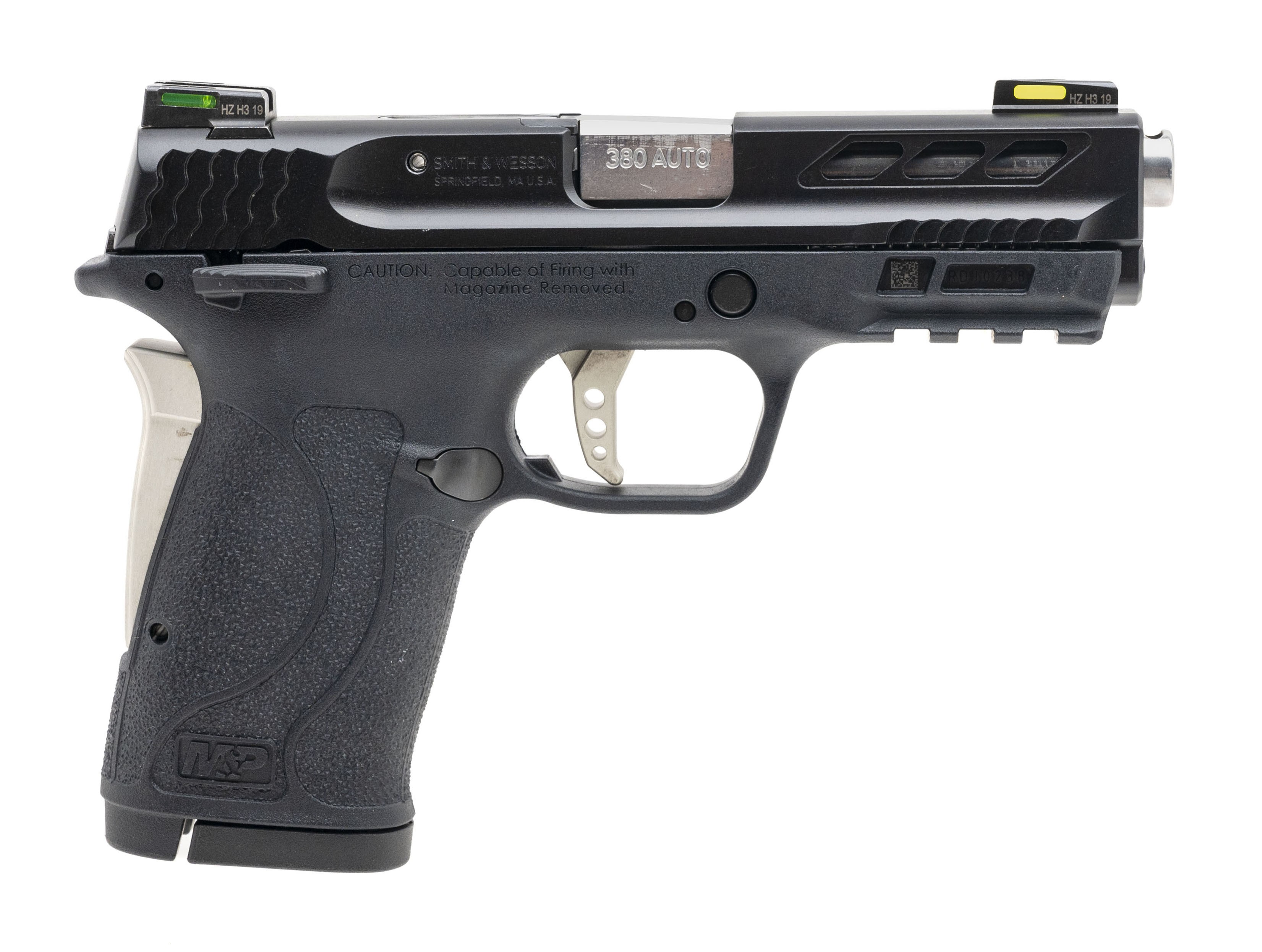 Smith & Wesson M&P380 Shield EZ Performance Center Pistol .380 ACP ...