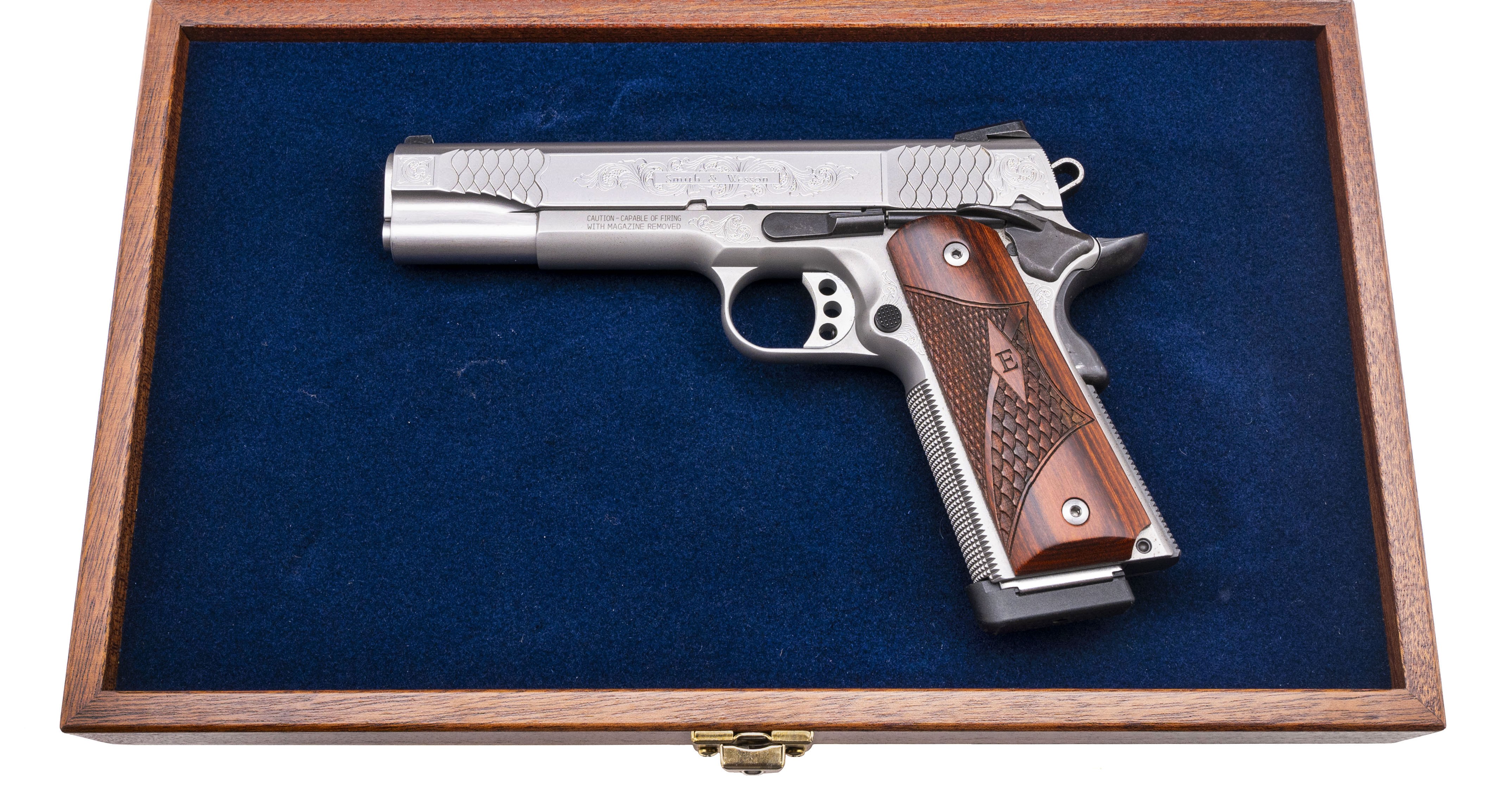 Smith & Wesson SW1911 Engraved Pistol .45 ACP (PR69491) - Collectors ...