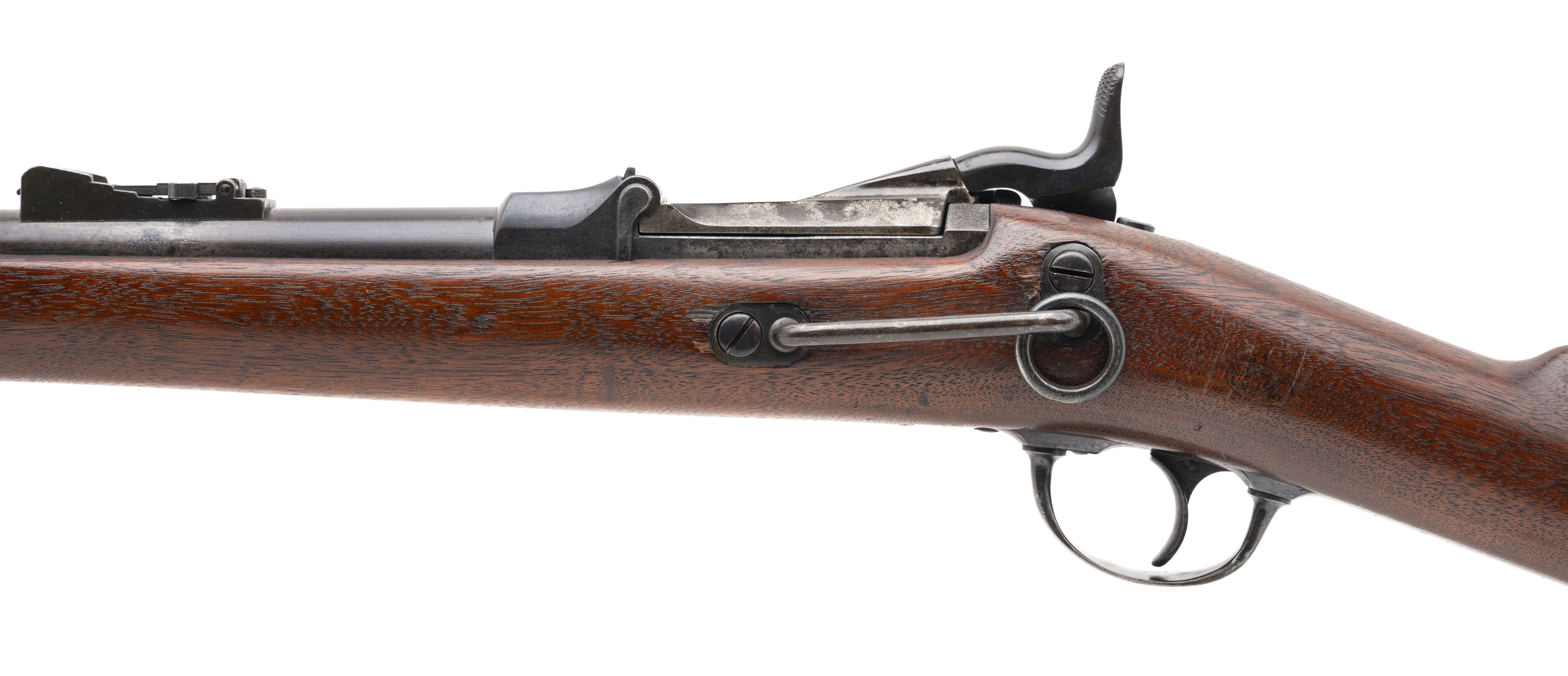 U.S. Springfield Model 1877 Trapdoor carbine .45-70 9th CAV. MARKED ...