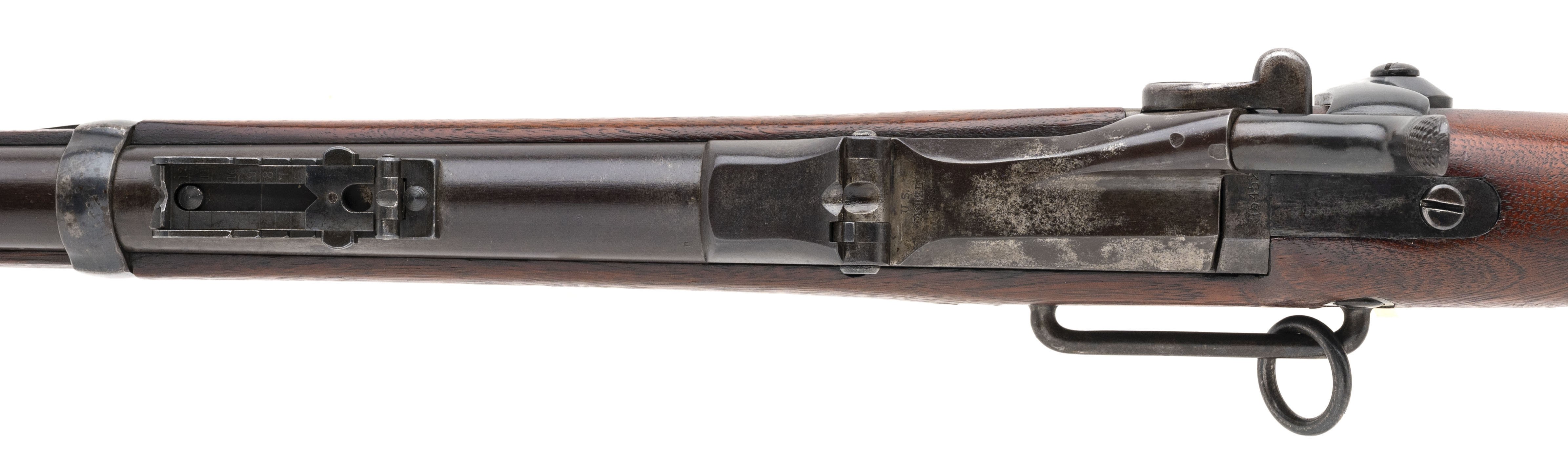 U.S. Springfield Model 1877 Trapdoor carbine .45-70 9th CAV. MARKED ...