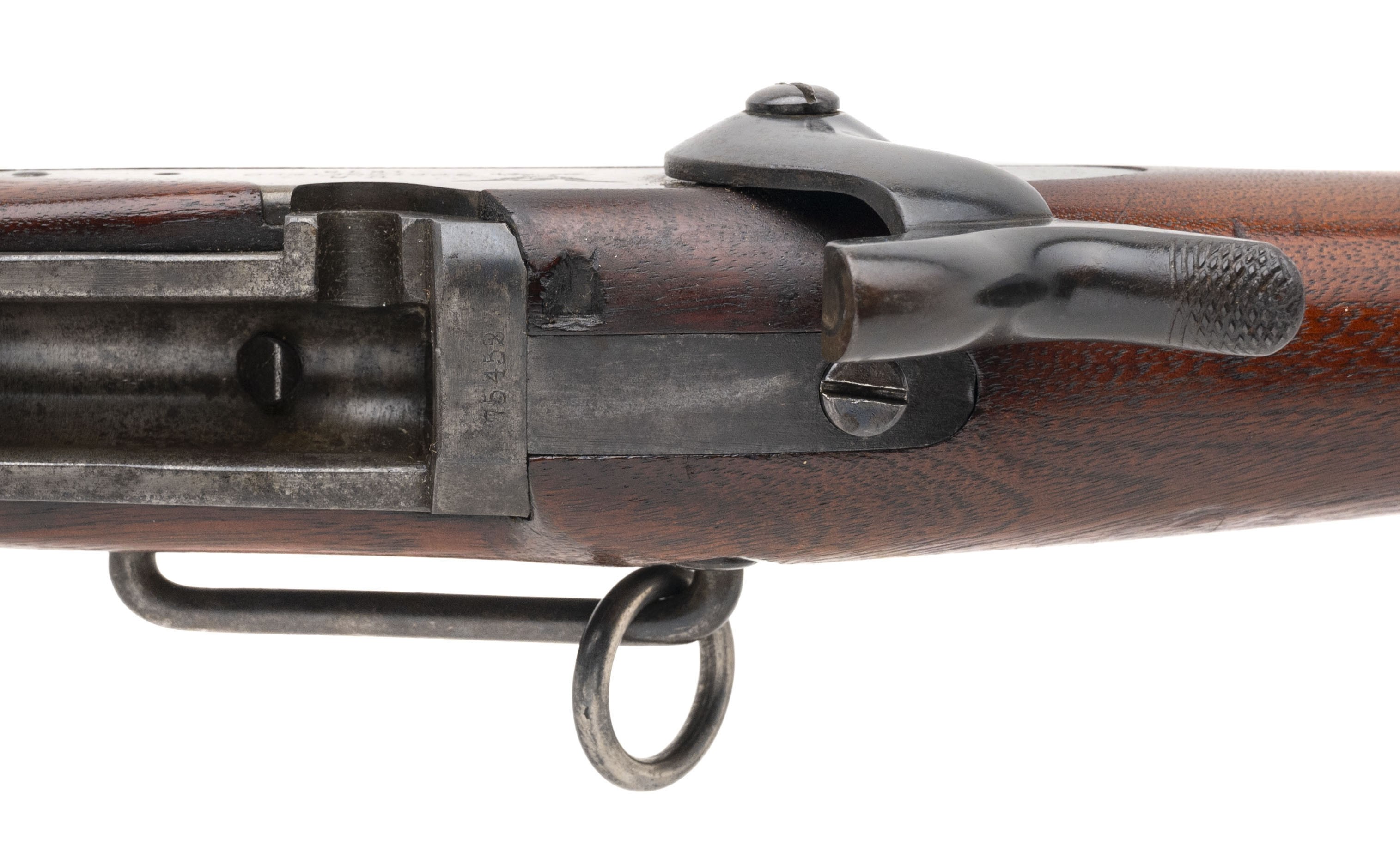 U.S. Springfield Model 1877 Trapdoor carbine .45-70 9th CAV. MARKED ...