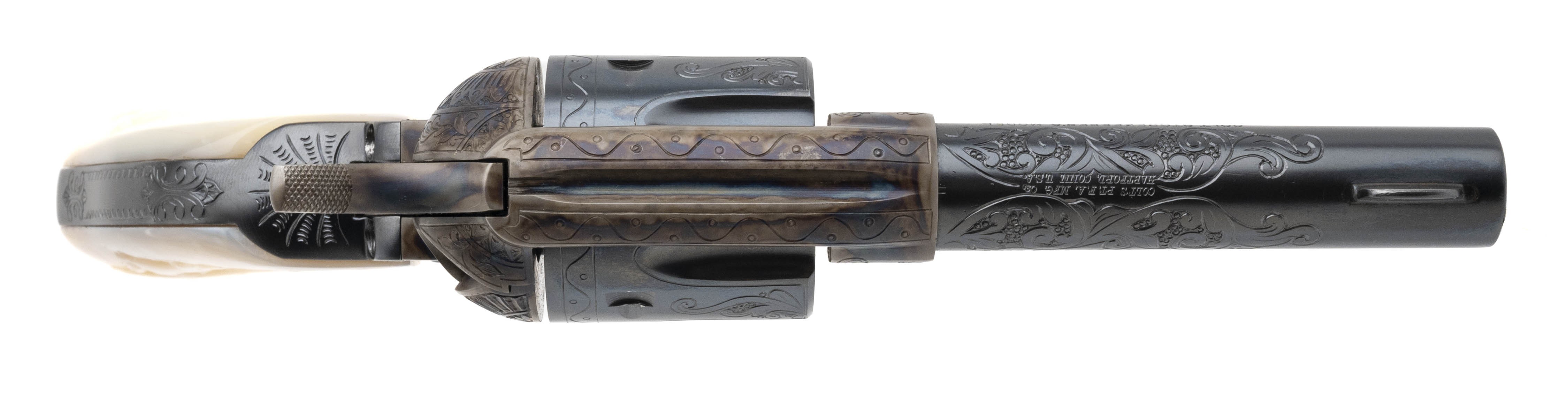 Colt Storekeeper Engraved Revolver .45 LC (C20346) - Collector’s Firearms