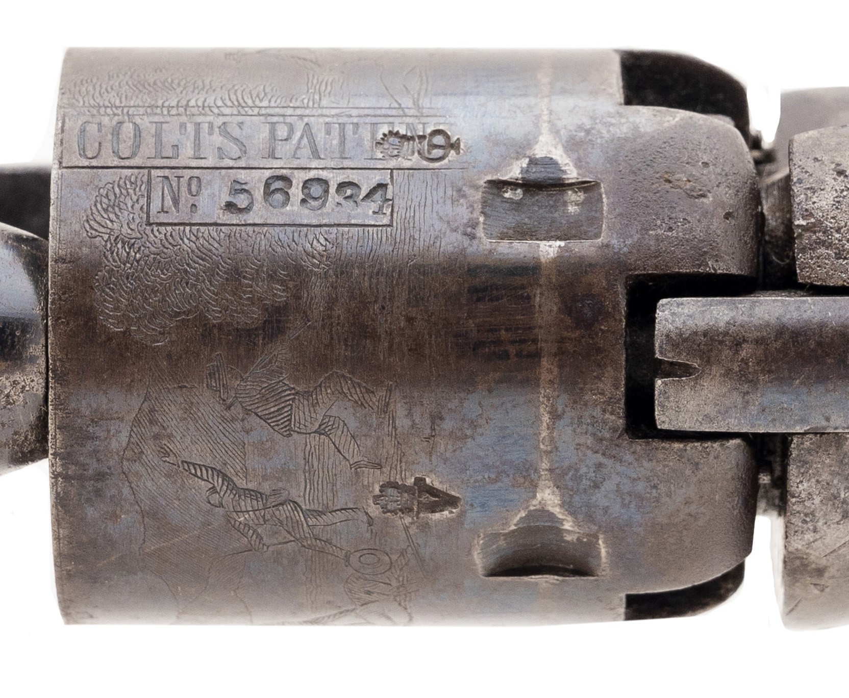 Colt 1849 Pocket Australian Retailer Marked .31 Caliber Revolver ...