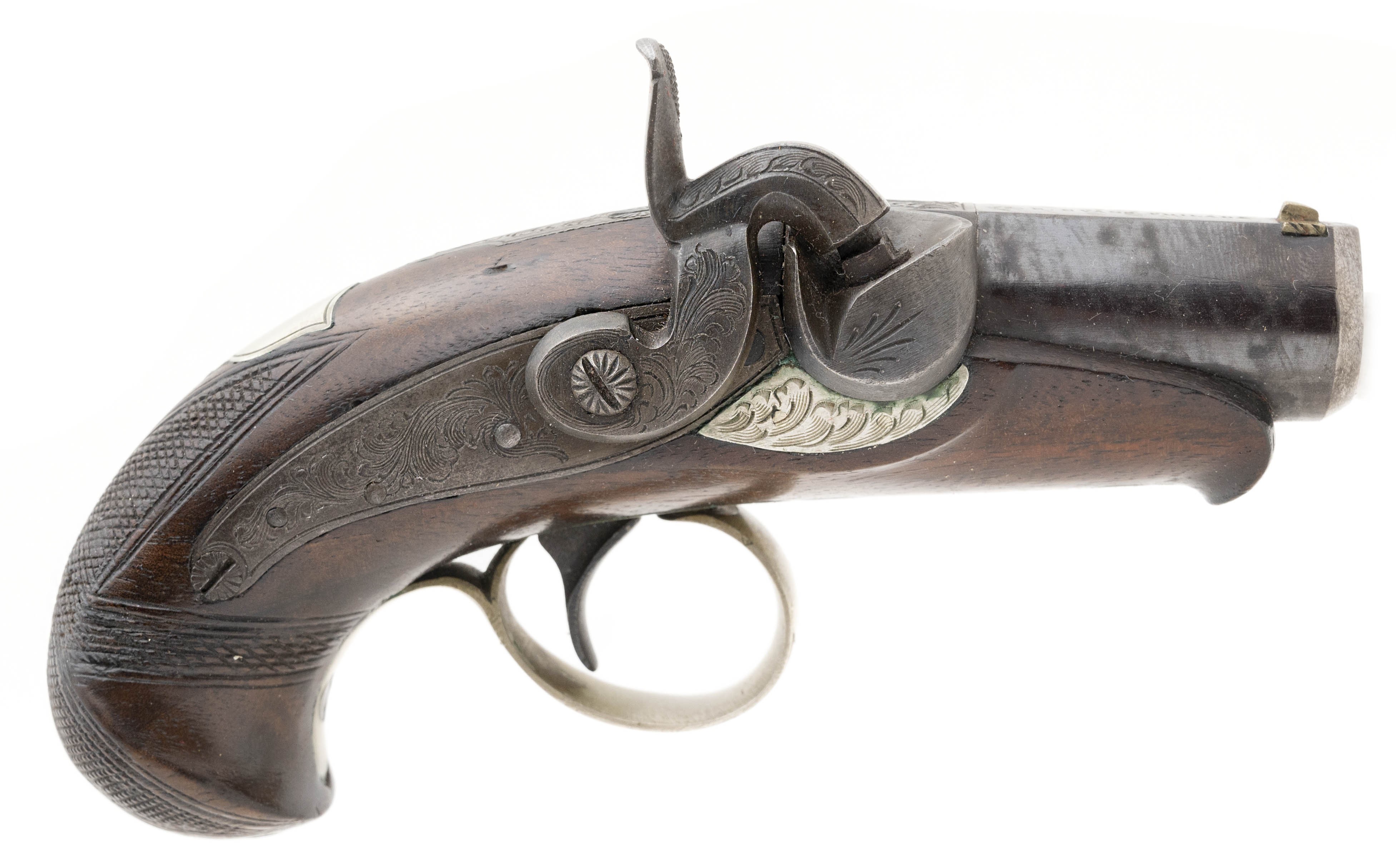 Beautiful Cased Set of Evans Peanut Size Derringers .50 Cal (AH4529 ...