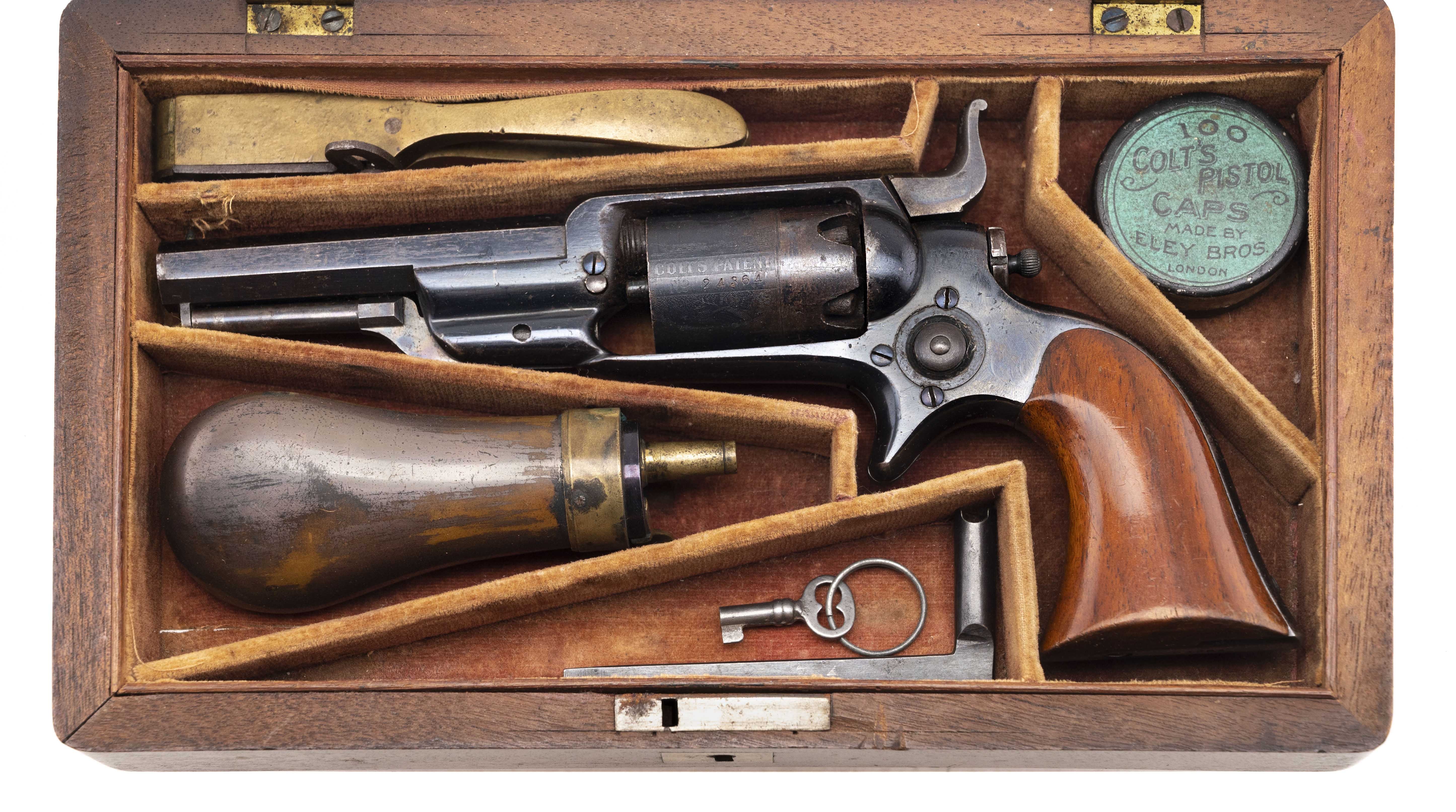 Cased Colt model 2 Root revolver (C6901) - Collectors Firearms