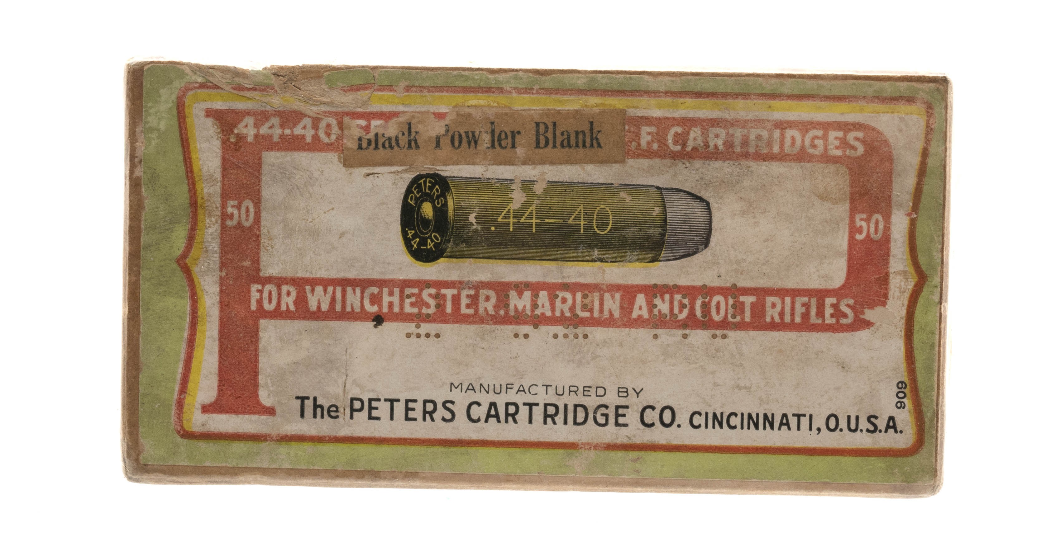 44-40 Blanks By Peters Cartridge Co. (AM593) - Collector’s Firearms
