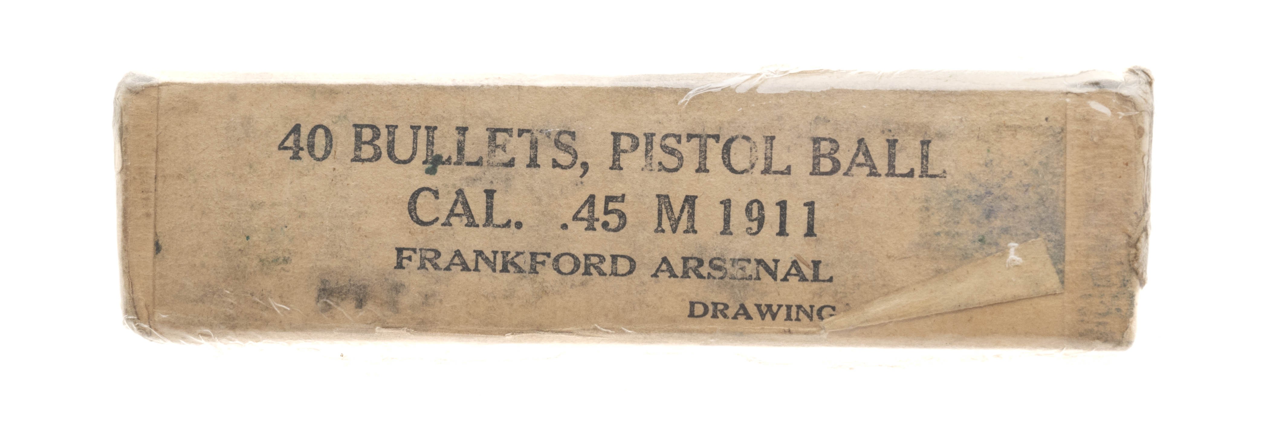 .45 Caliber Bullets Only " No Shells" Pistol Ball (AM767) - Collectors ...