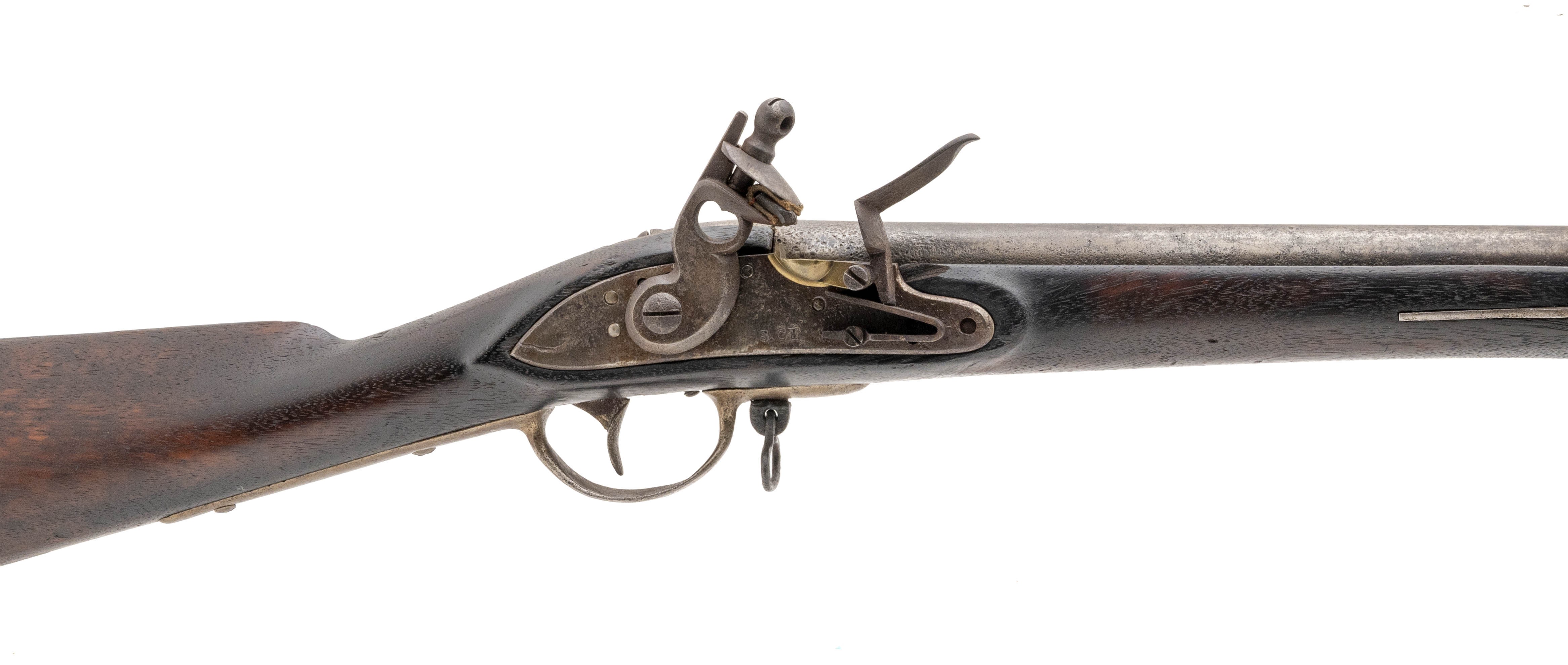 Rare U.S. Model 1808 flintlock musket by Pomeroy Connecticut militia ...