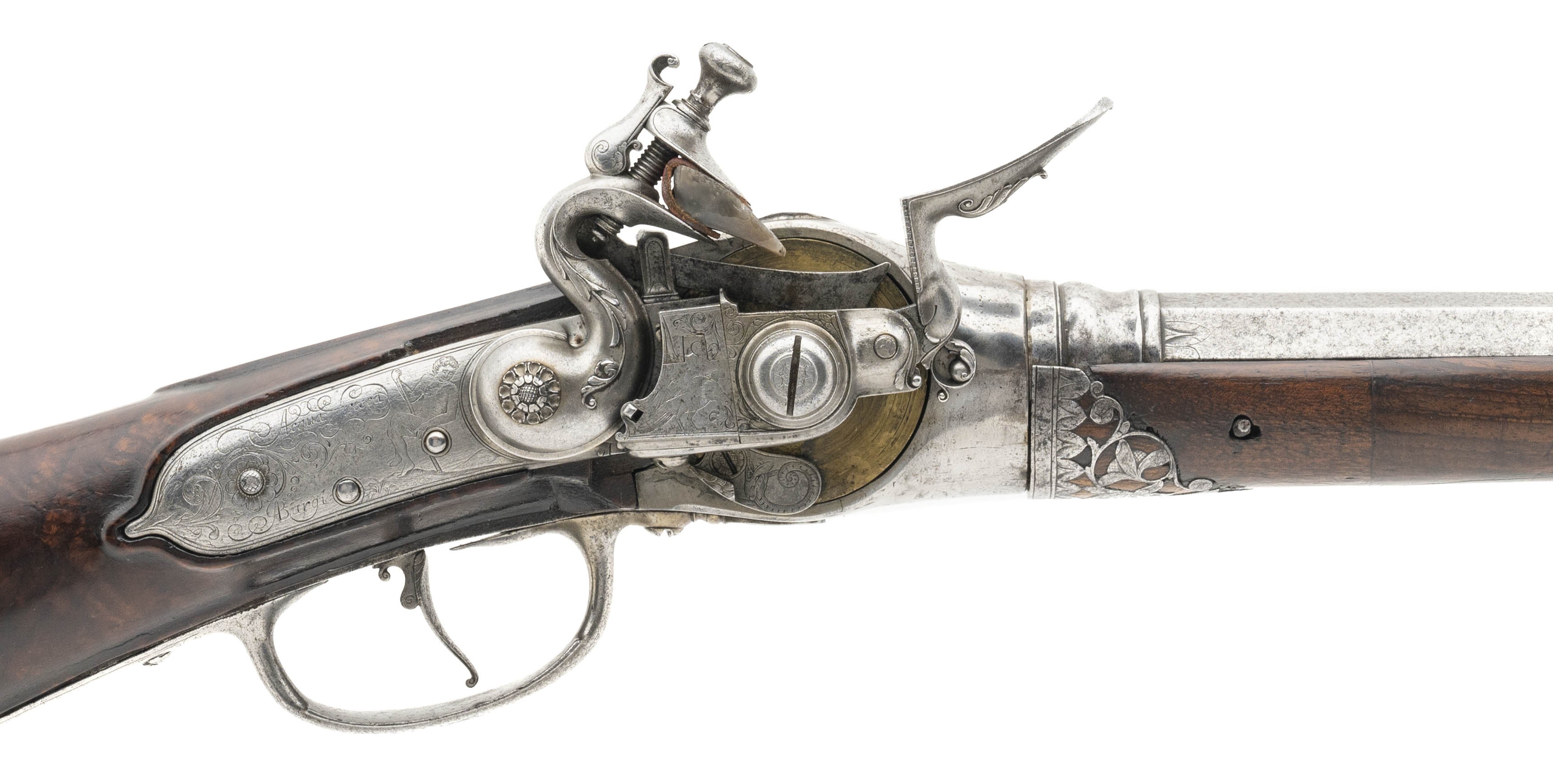 Rare Lorenzoni Flintlock Repeater by Cecchi Brothers of Bargi (AL7563 ...