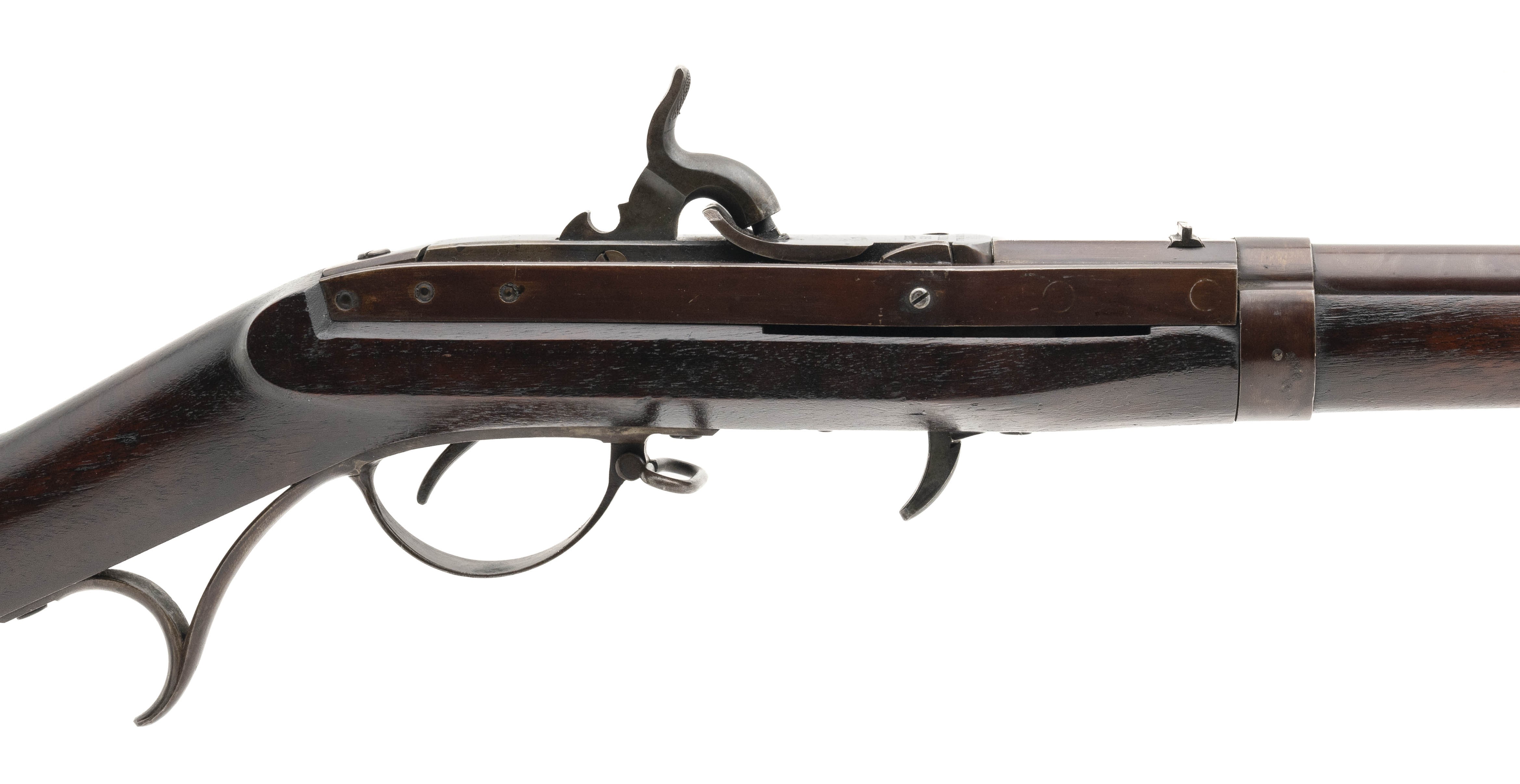 U.S. Model 1819 Hall Breech loading rifle converted to percussion .52 ...