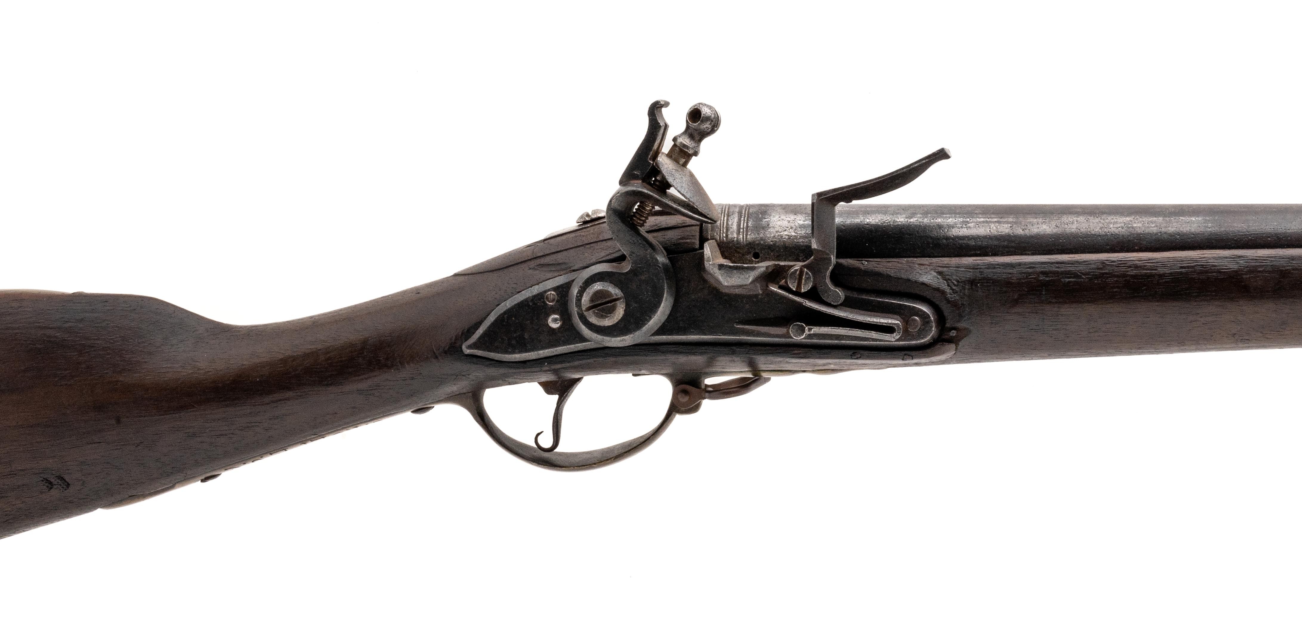 Scarce Pre Revolutionary War Dutch Flintlock Musket S. Carolina marked ...