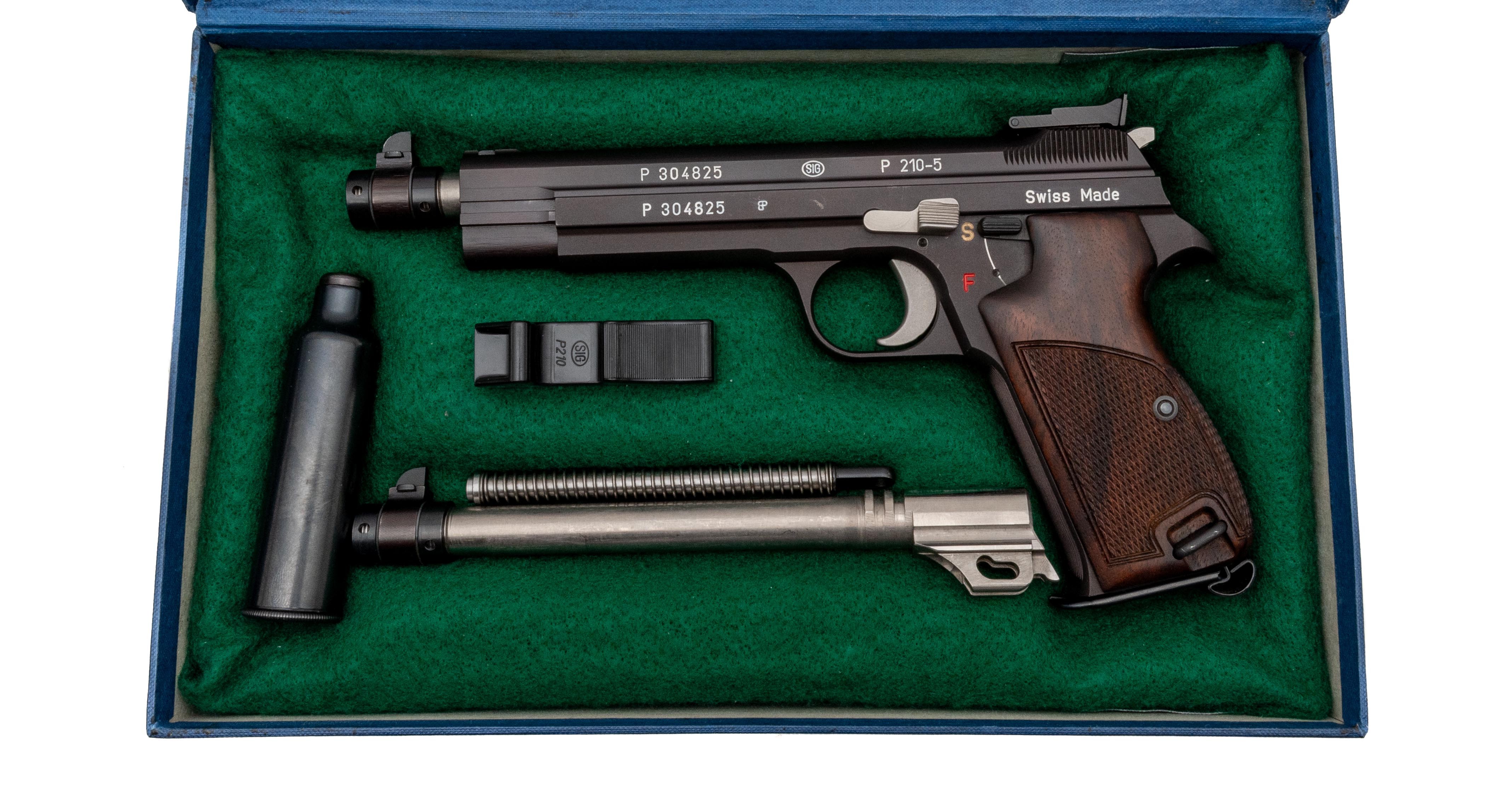 SIG P210-5 2-Barrel Set 9mm Pistol (PR64938) Consignment - Collector’s ...