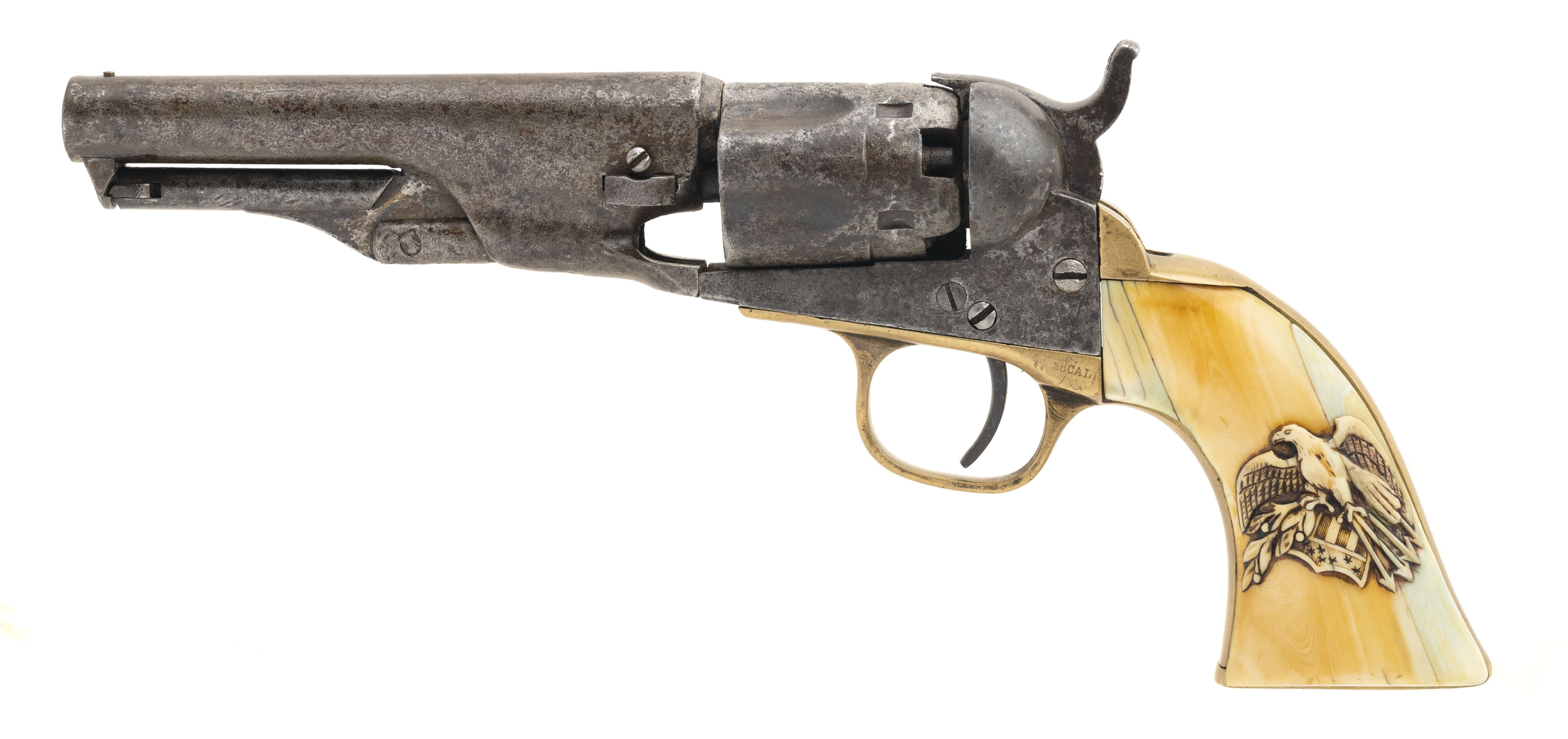 Colt 1862 Police w/ Carved Ivory Grips (AC1000) CONSIGNMENT ...