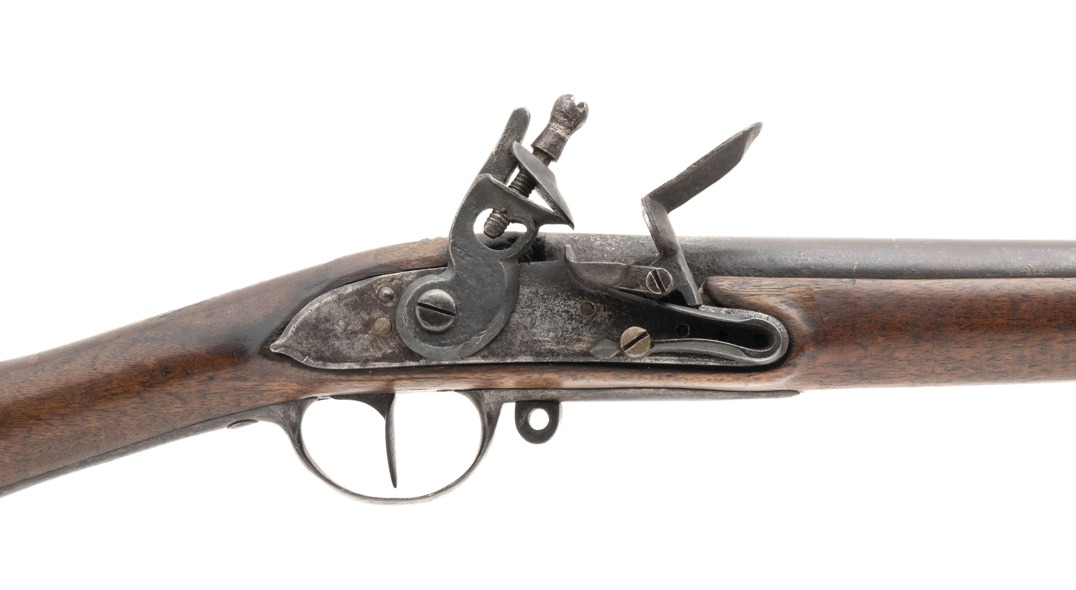 French Model 1766 Revolutionary War Era reconverted flintlock musket ...