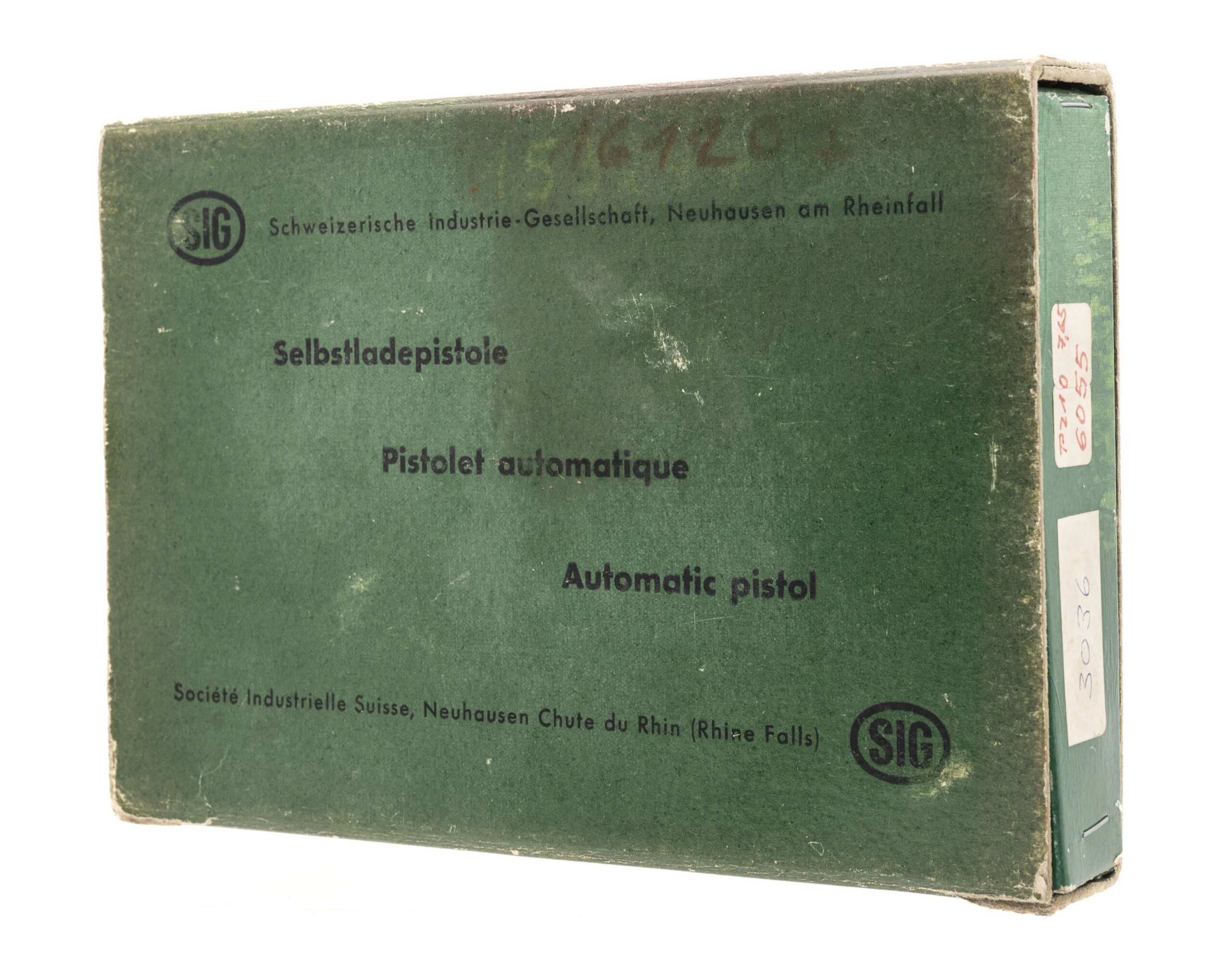 Sig P210 Factory Green Box (MIS6298) - Collectors Firearms