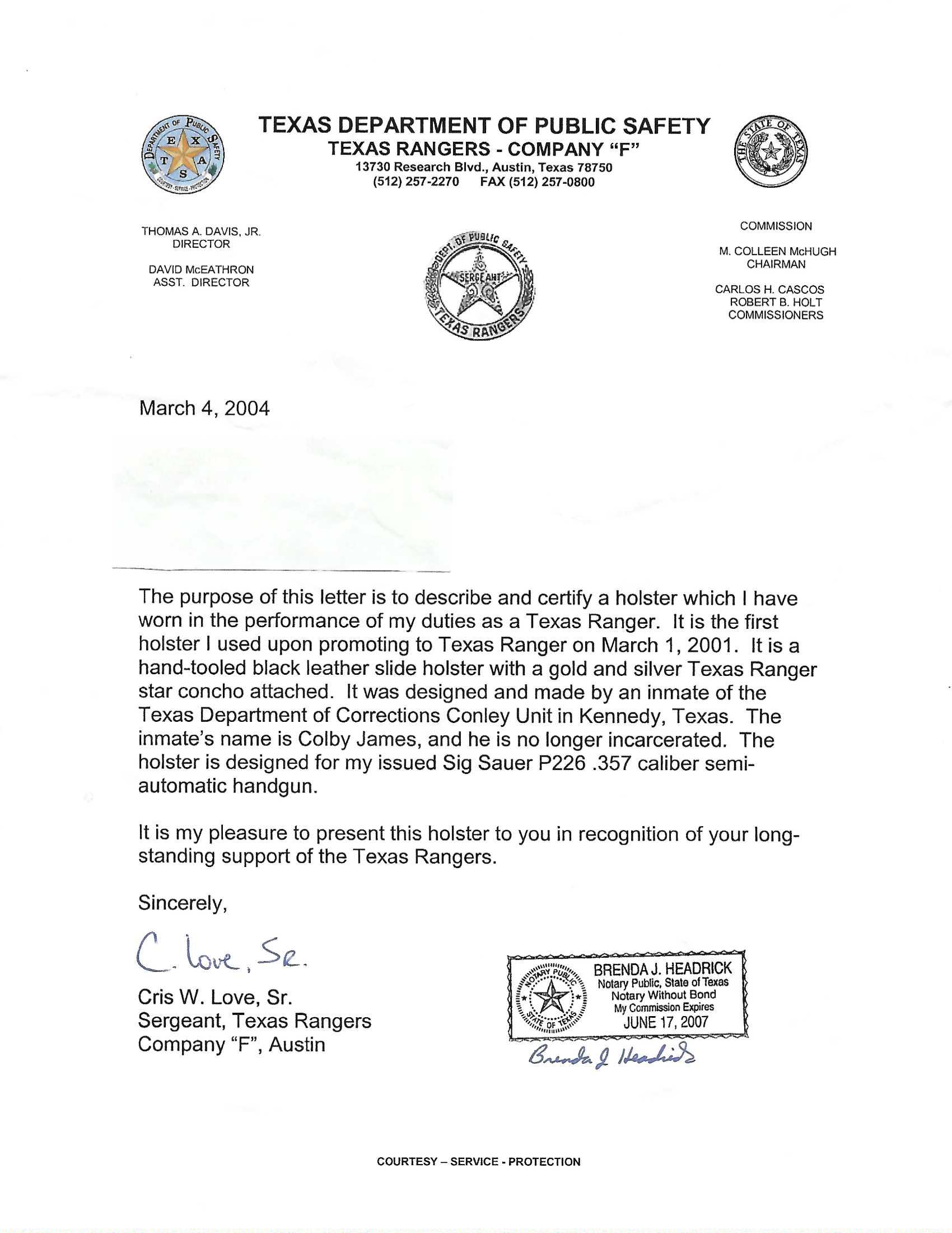 Custom Texas Ranger P226 Hand Tooled Leather Holster (MIS5749 ...