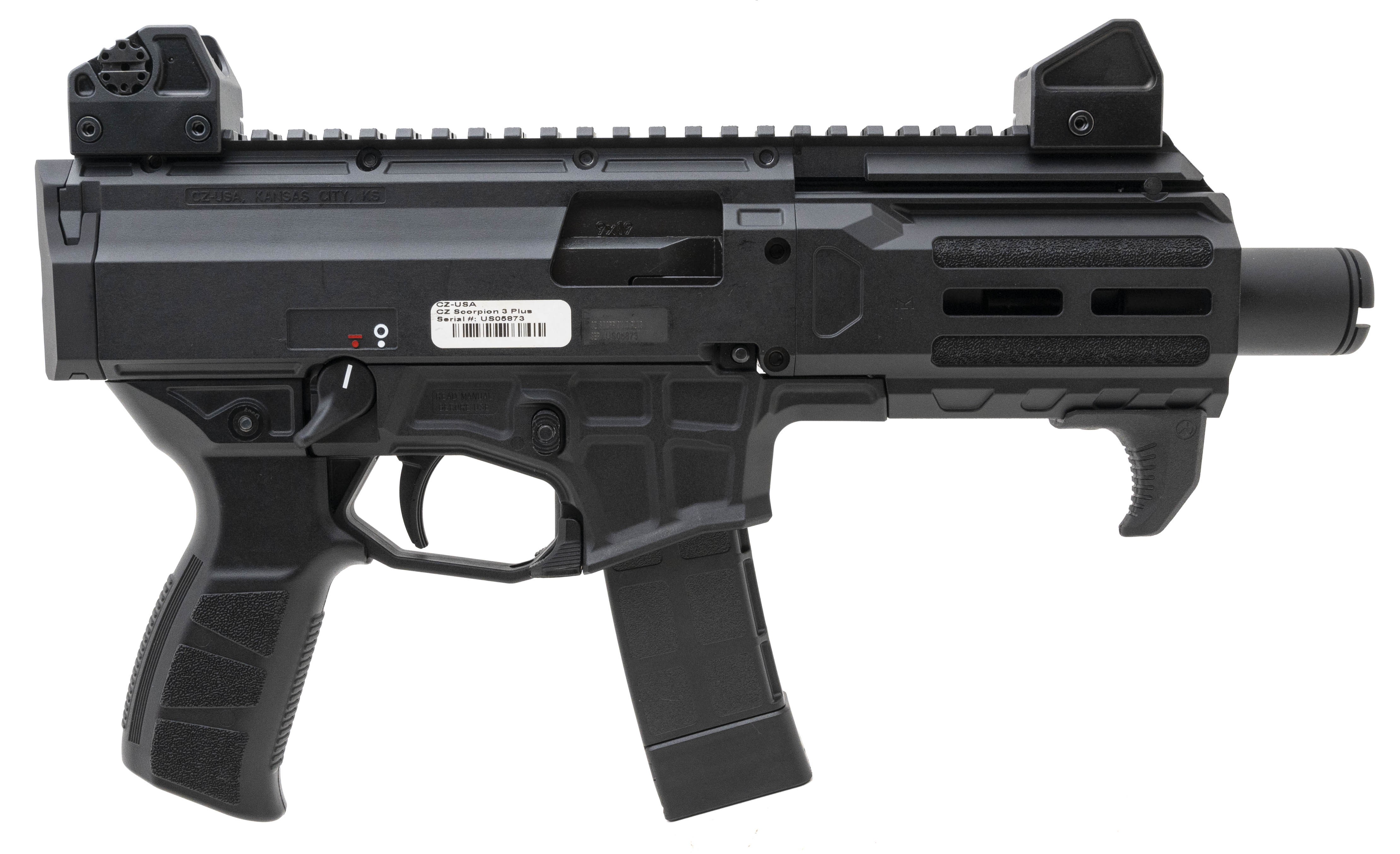 (SN:ZS015727) CZ Scorpion 3 Plus Micro 9mm (NGZ2150) NEW - Collector’s ...