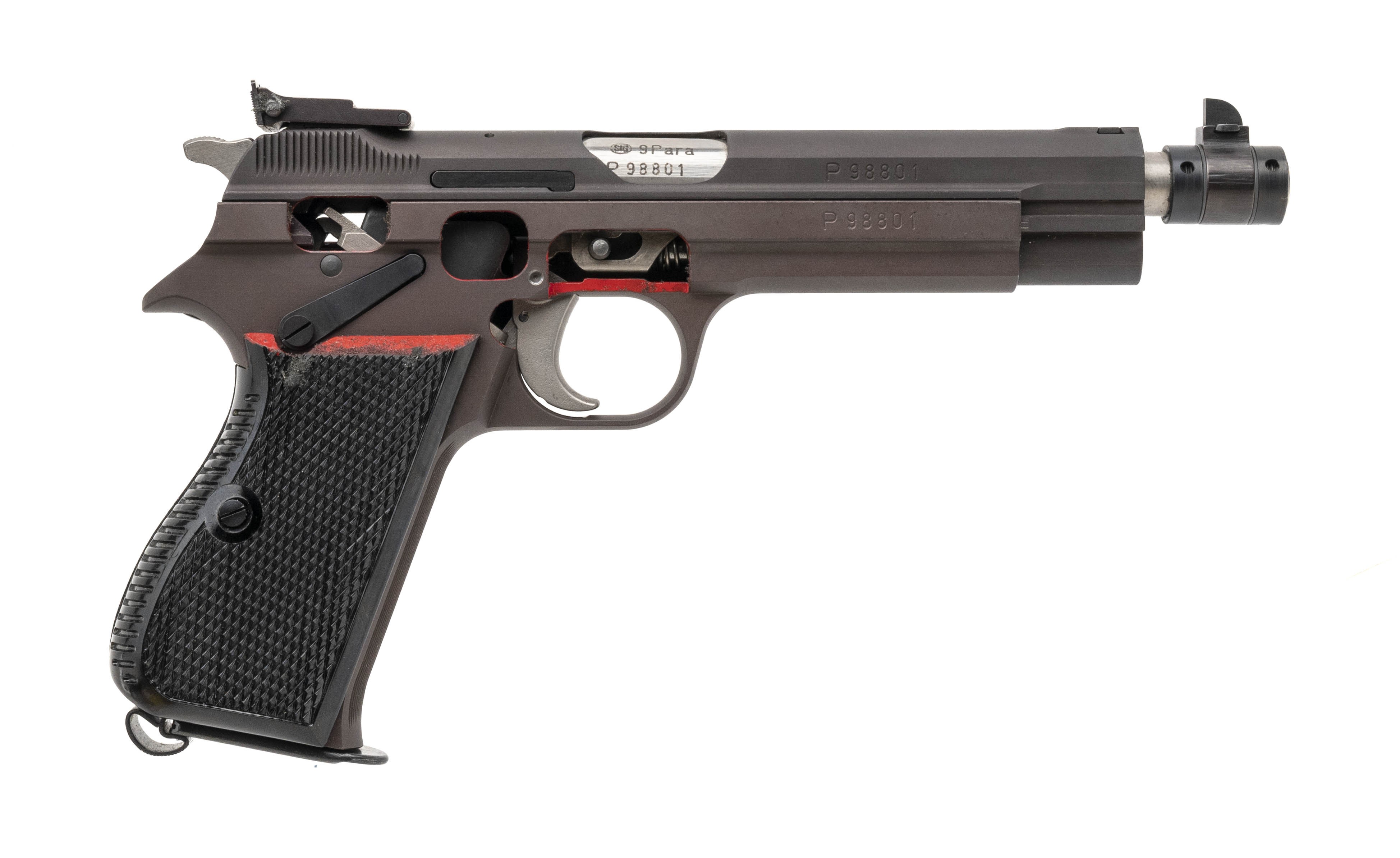 SIG P210-5 Factory Cutaway Pistol 9mm (PR68396) Consignment ...