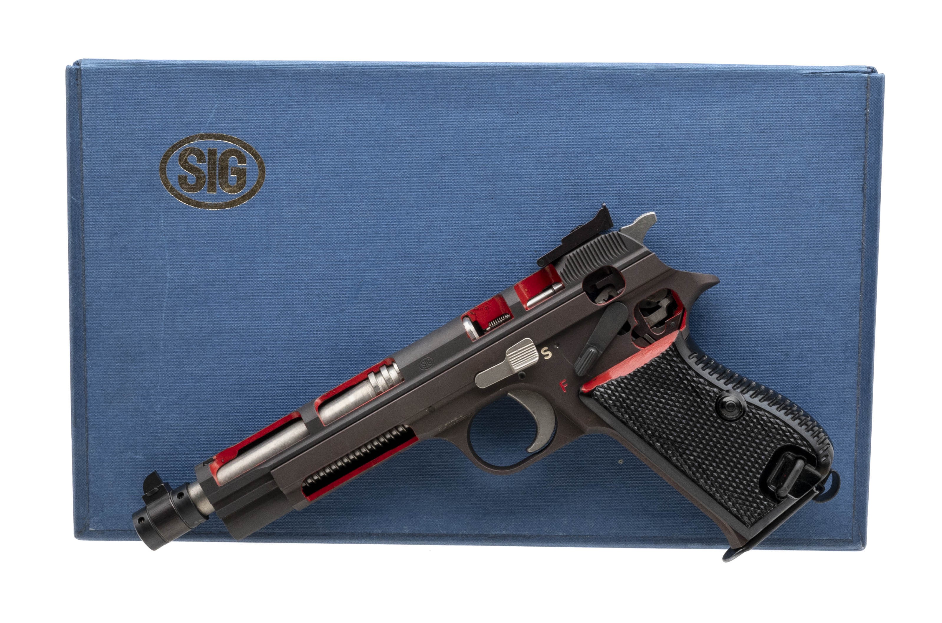 SIG P210-5 Factory Cutaway Pistol 9mm (PR68396) Consignment ...