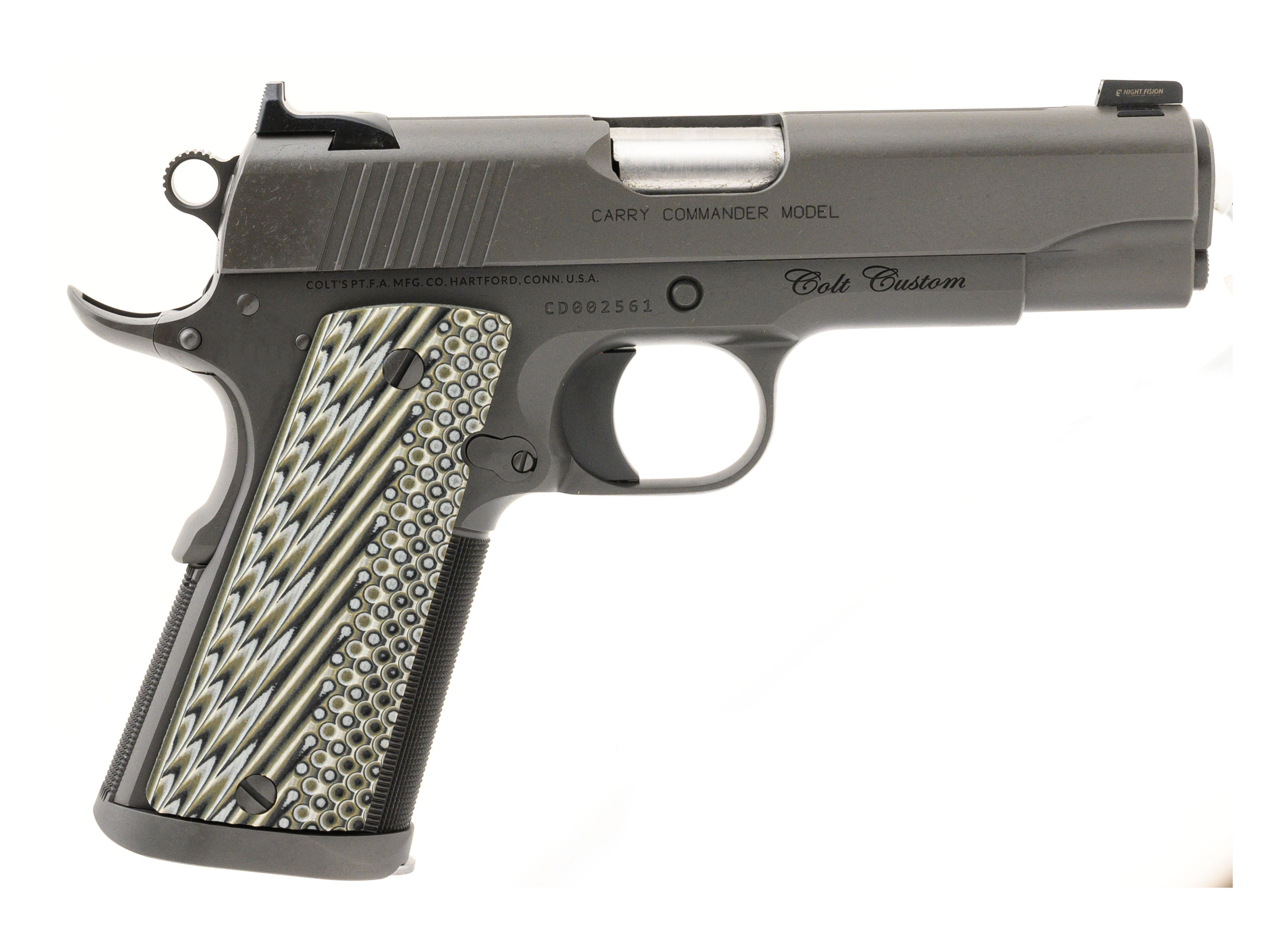 (SN: CD002556) Colt Custom Carry Limited Commander Pistol 9mm (NGZ4637 ...