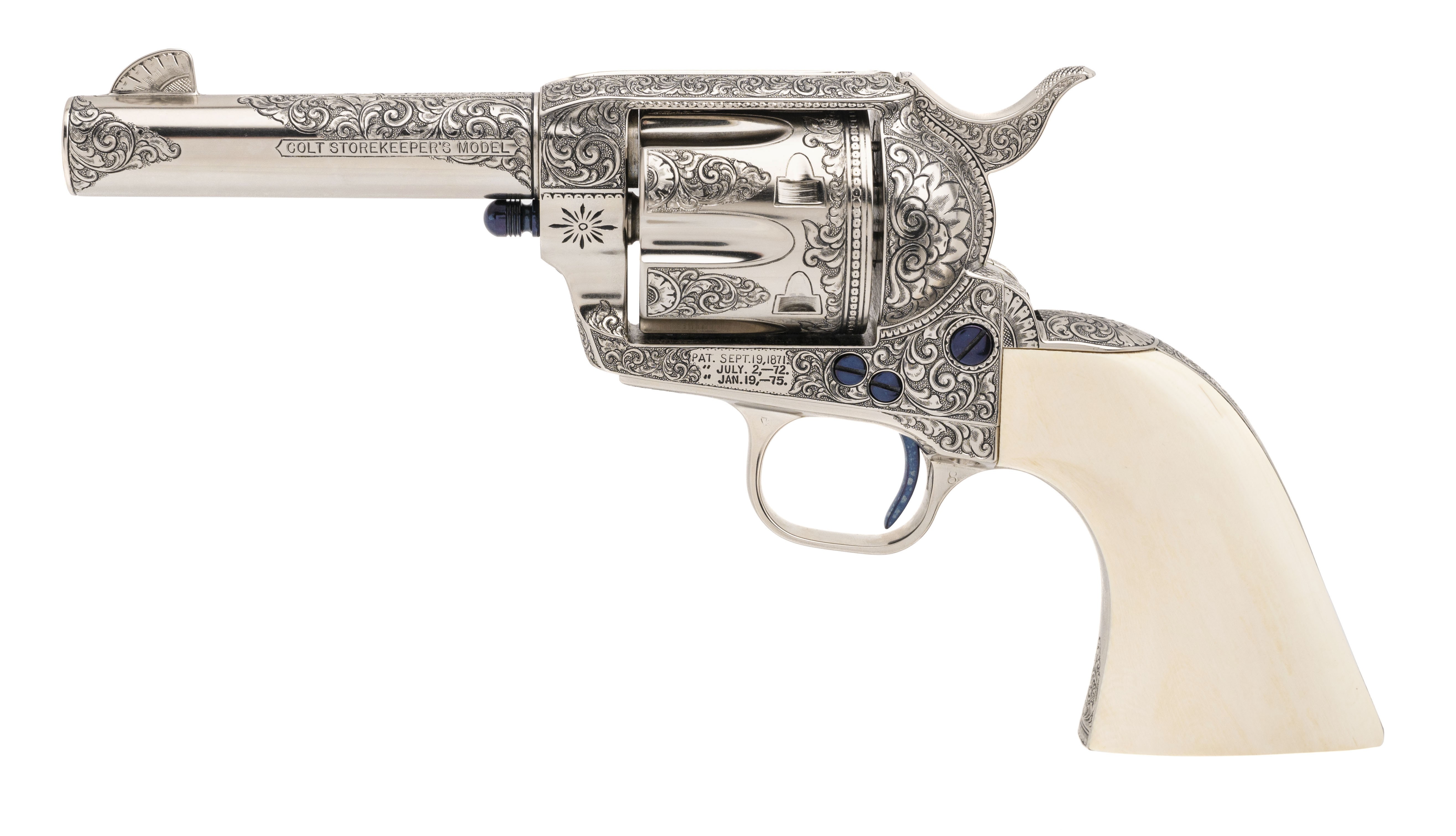 Colt Single Action Army 3rd Gen Larry Peters Engraved .45LC (C20146 ...