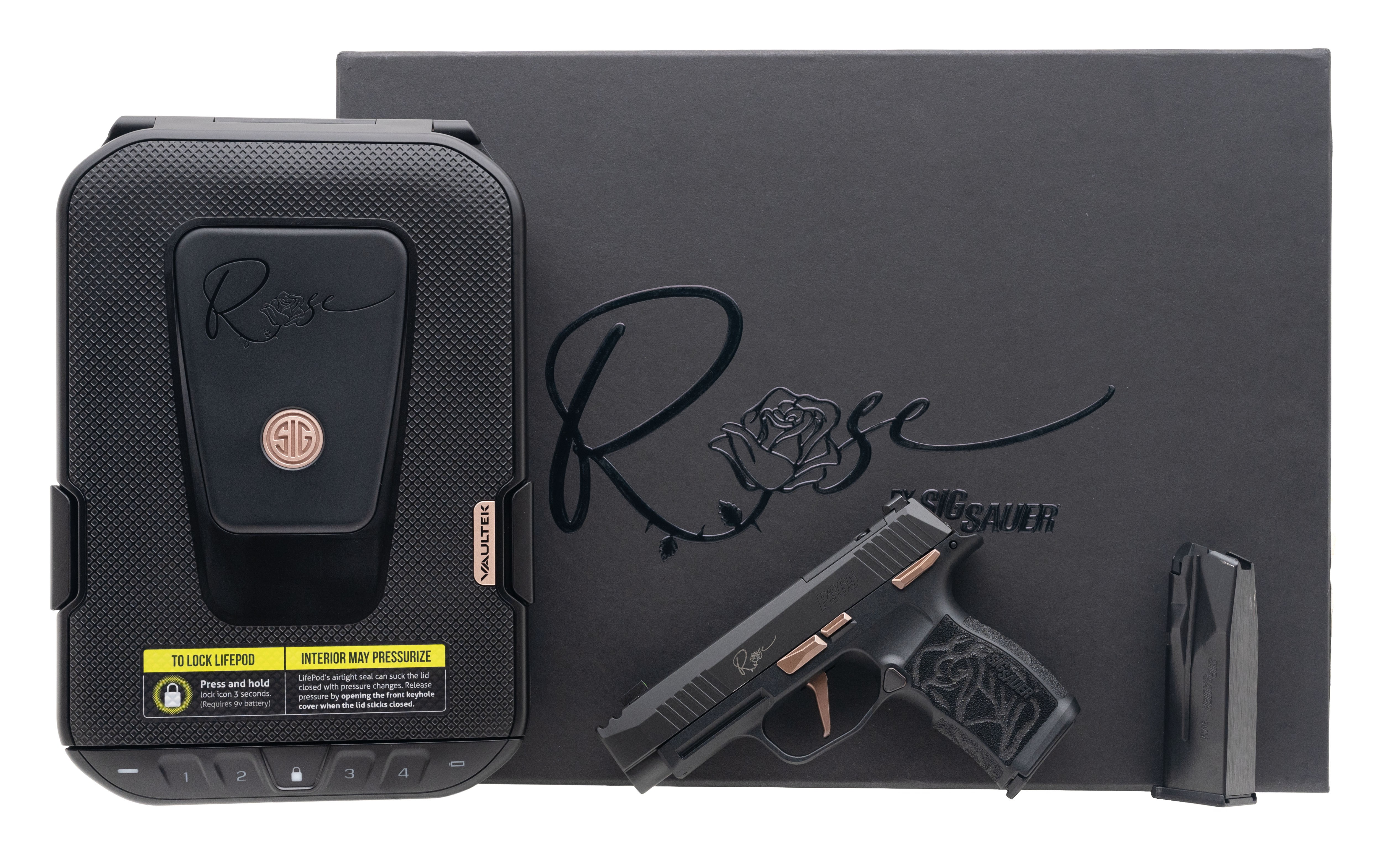 (SN: 66G111660) Sig Sauer P365 XL-Comp Rose Pistol 9mm (NGZ4042) NEW ...