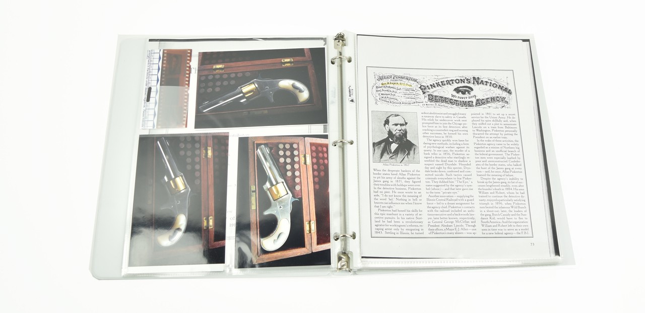 Pinkerton Detective Agency employee owned cased Remington Smoot (AH3985 ...