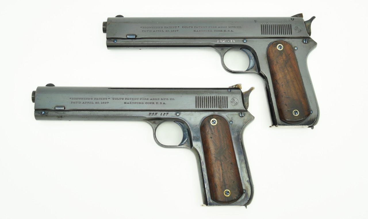Colt Consecutive Pair U.S. Navy 1900 .38 Auto (C11989) - Collectors ...