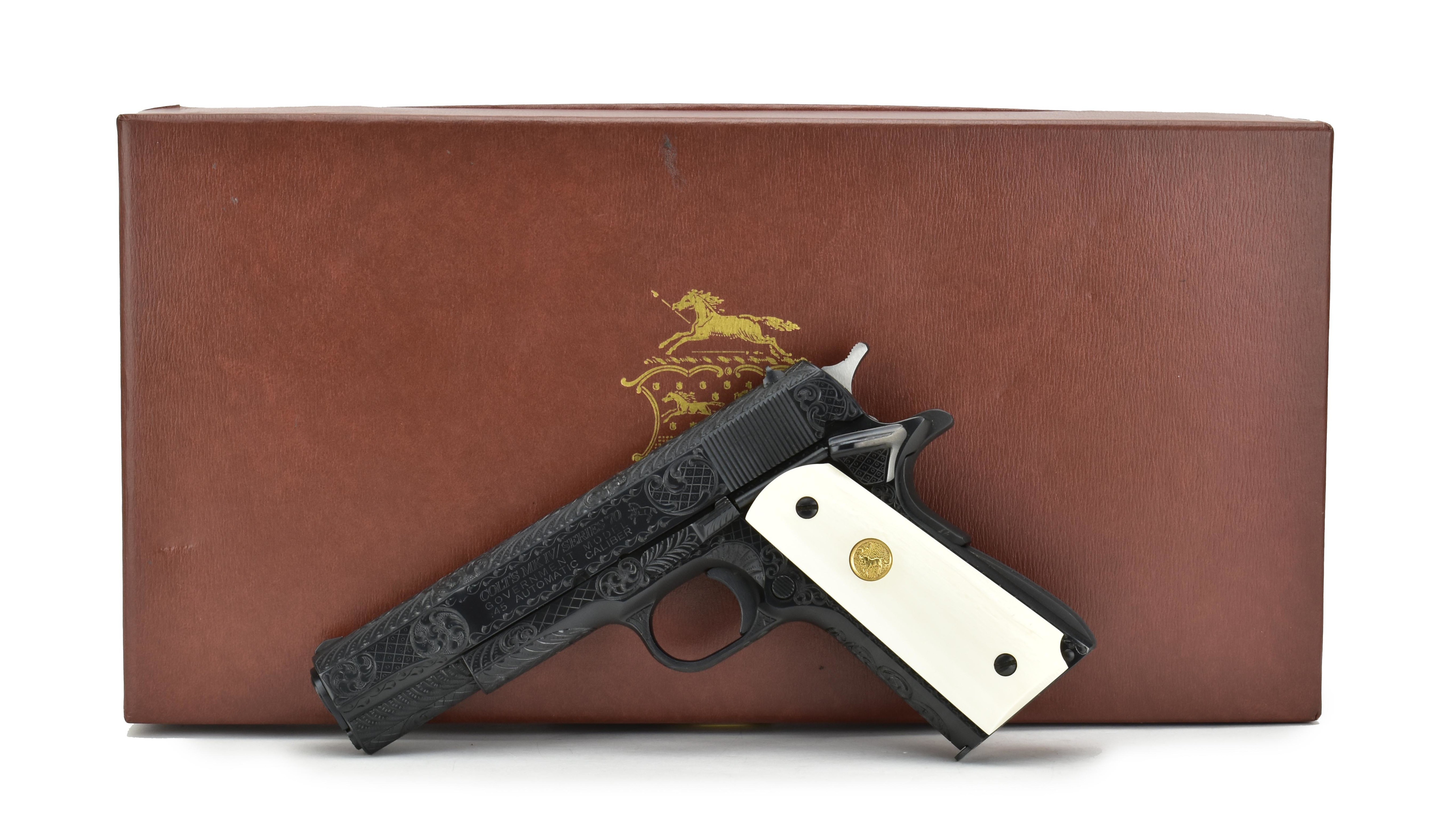 Colt Factory Engraved Government .45 ACP (C15470) - Collector’s Firearms