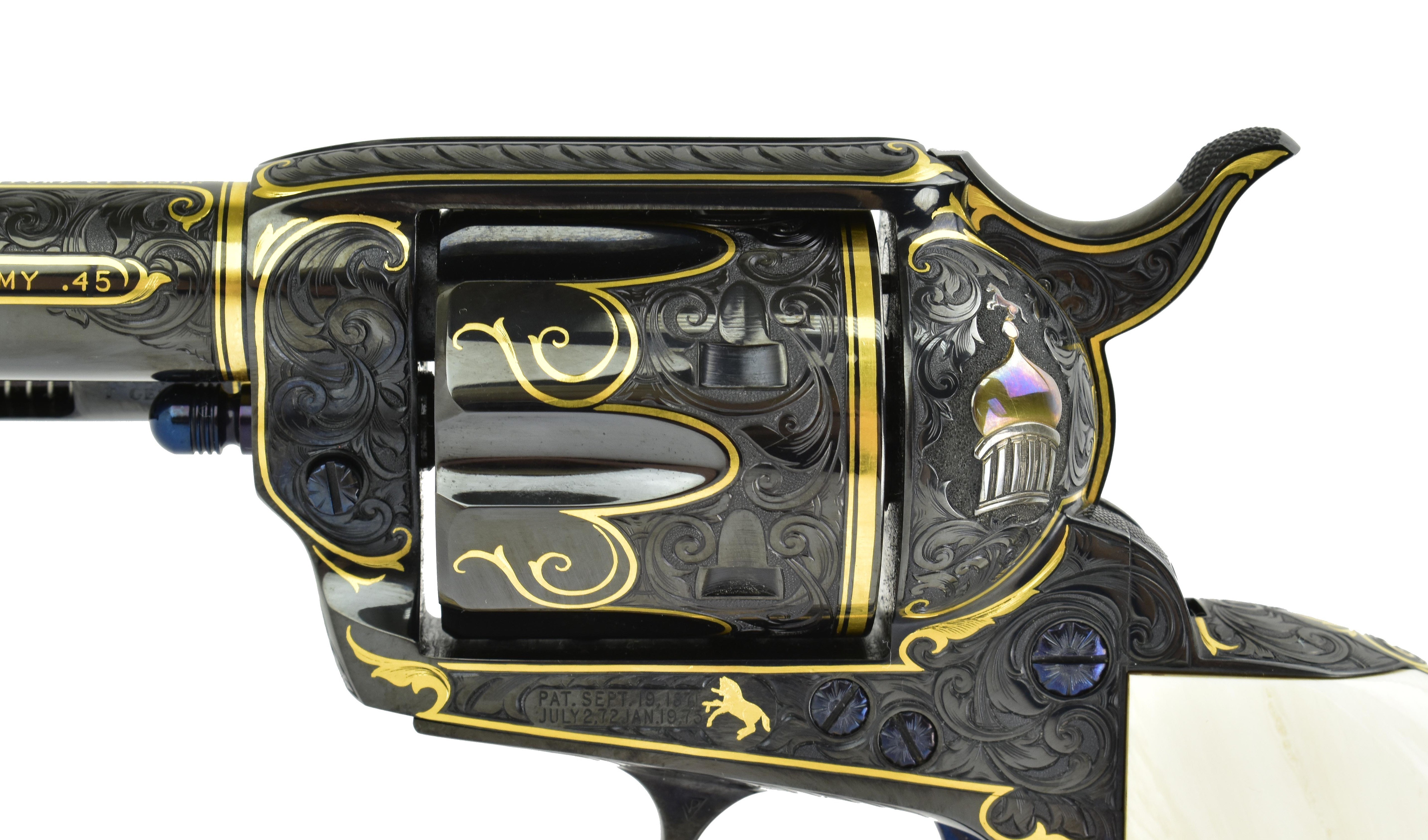 Colt Tim George Engraved Single Action Army .45 LC (C15454 ...