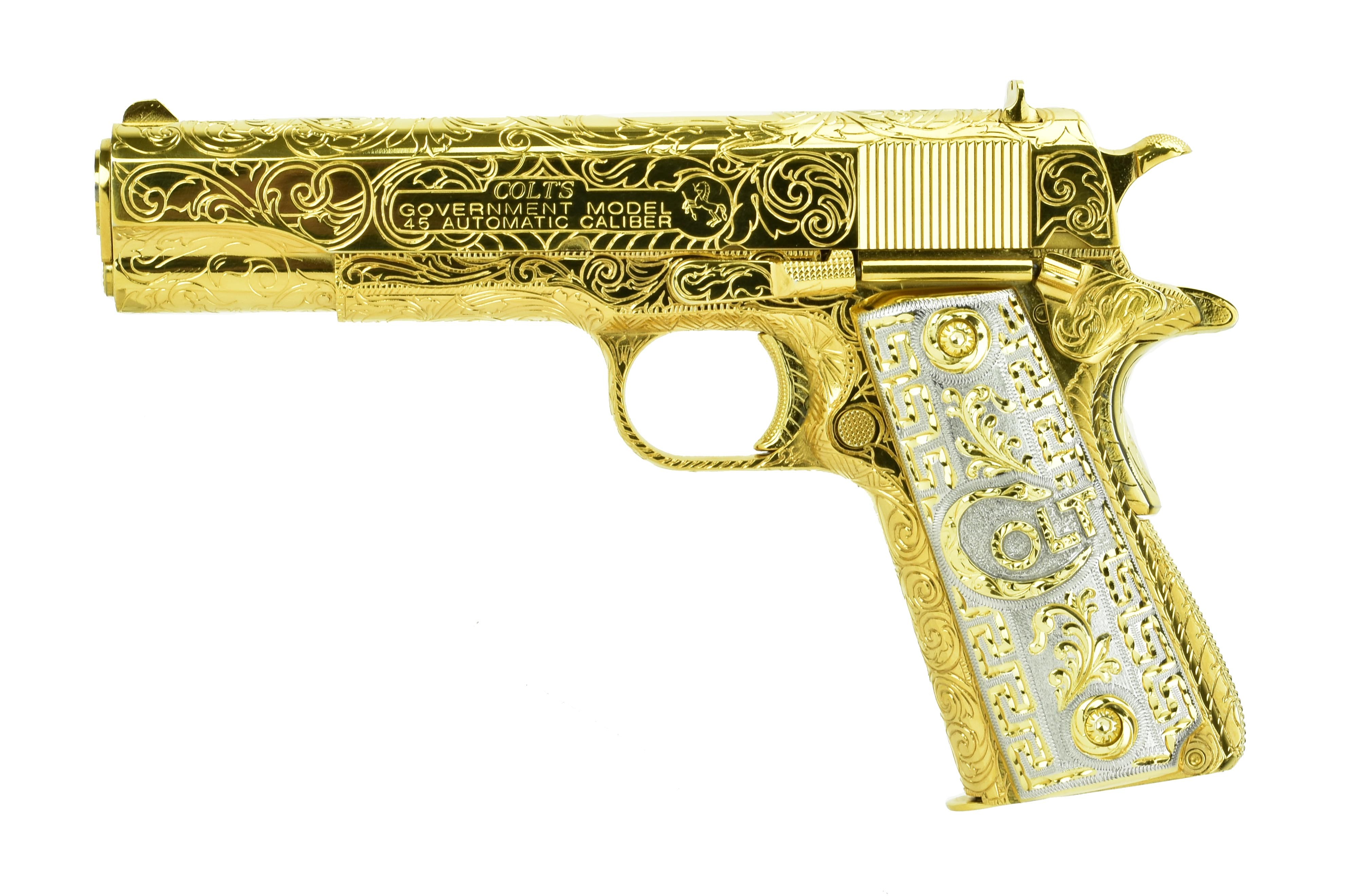 Colt Custom Engraved Government .45 ACP (C15417) - Collectors Firearms