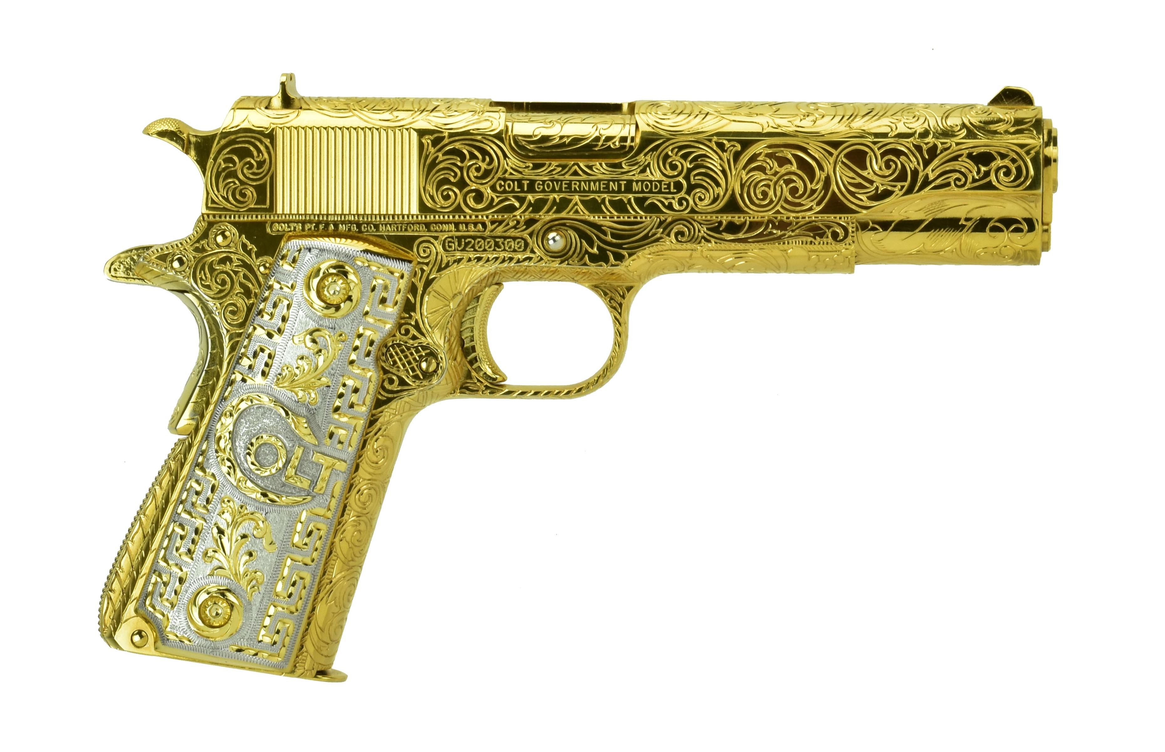 Colt Custom Engraved Government .45 ACP (C15417) - Collectors Firearms