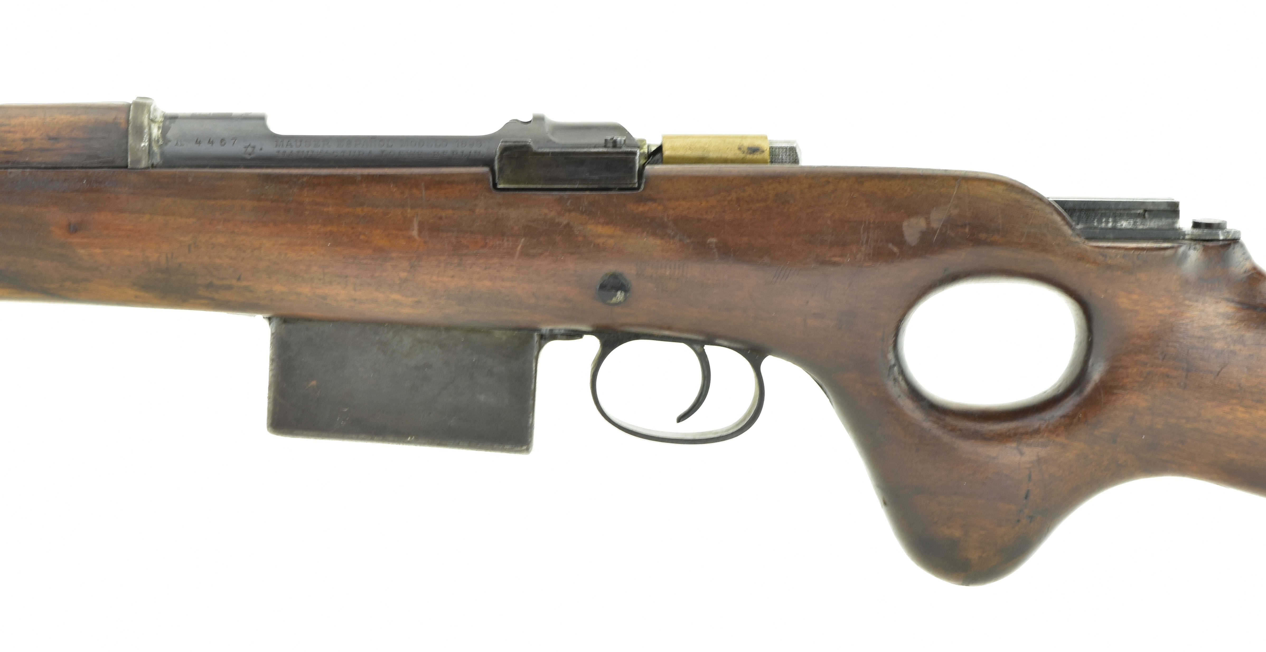 Rare Experimental “Snabb” Semi-Automatic Conversion 1893 Mauser 7mm ...