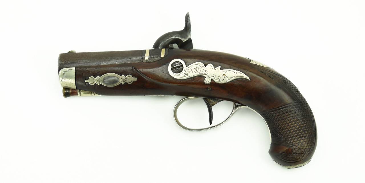 Deluxe Silver Banded Henry Deringer (AH4156) - Collectors Firearms