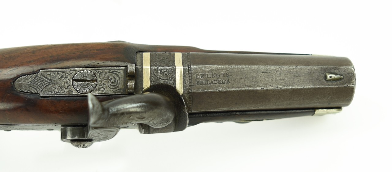 Deluxe Silver Banded Henry Deringer (AH4156) - Collectors Firearms
