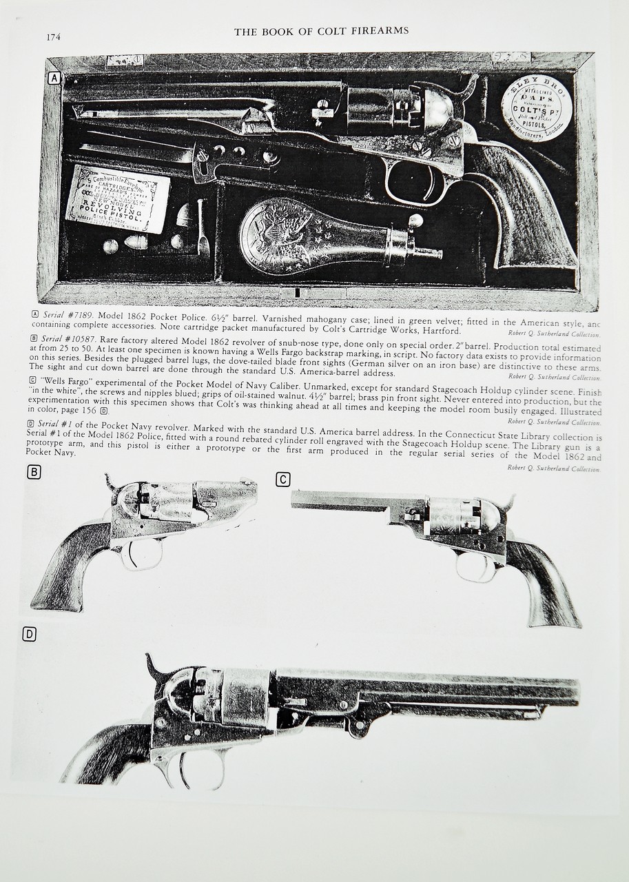 Rare Colt 1862 model “Trapper revolver” (C12463) - Collectors Firearms