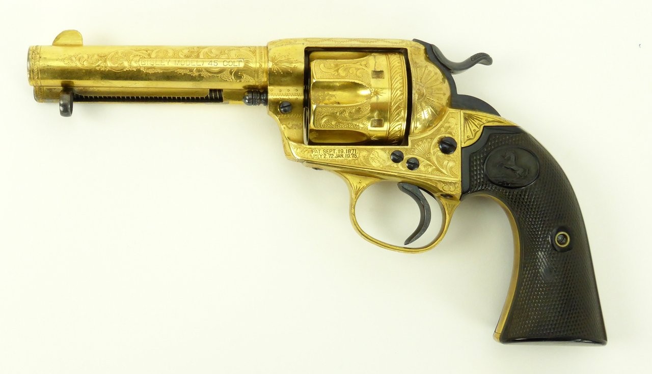 Colt Engraved & Gold Plated Bisley .45 LC (C10283) - Collectors Firearms
