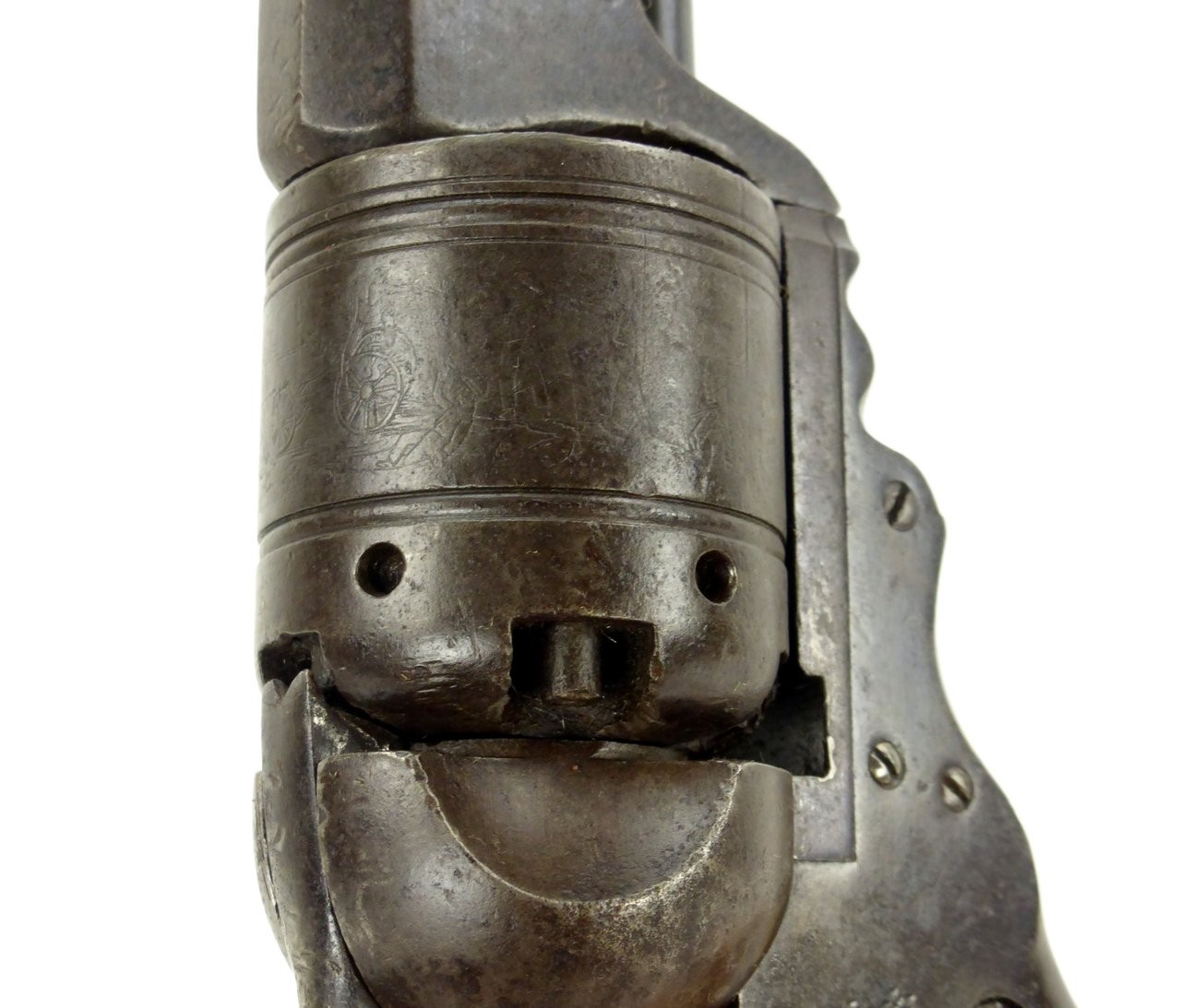 Colt № 5 Texas Paterson with Loading Lever .36 caliber revolver (C10151 ...