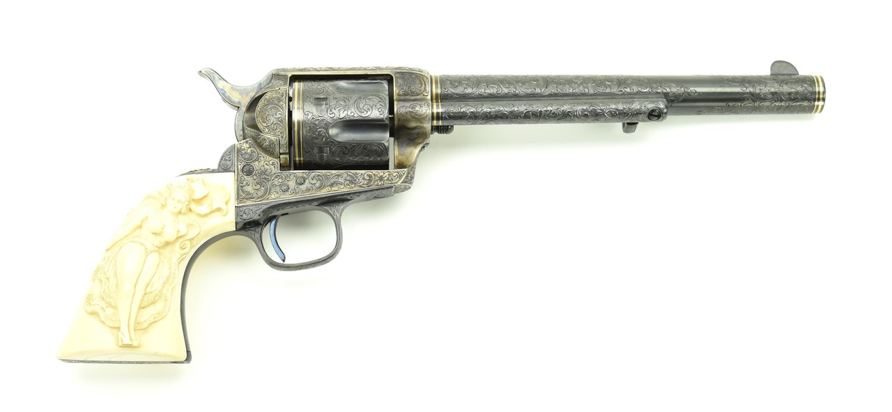 Alvin White Engraved Colt Single Action Army Revolver (C12715 ...