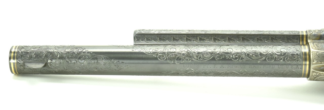 Alvin White Engraved Colt Single Action Army Revolver (C12715 ...