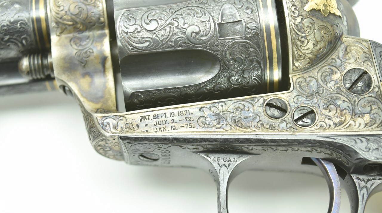 Alvin White Engraved Colt Single Action Army Revolver (C12715 ...