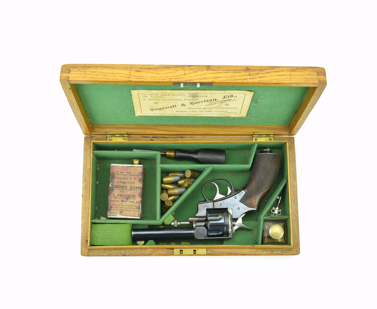 Webley & Son Cased RIC Revolver (AH4314) - Collectors Firearms